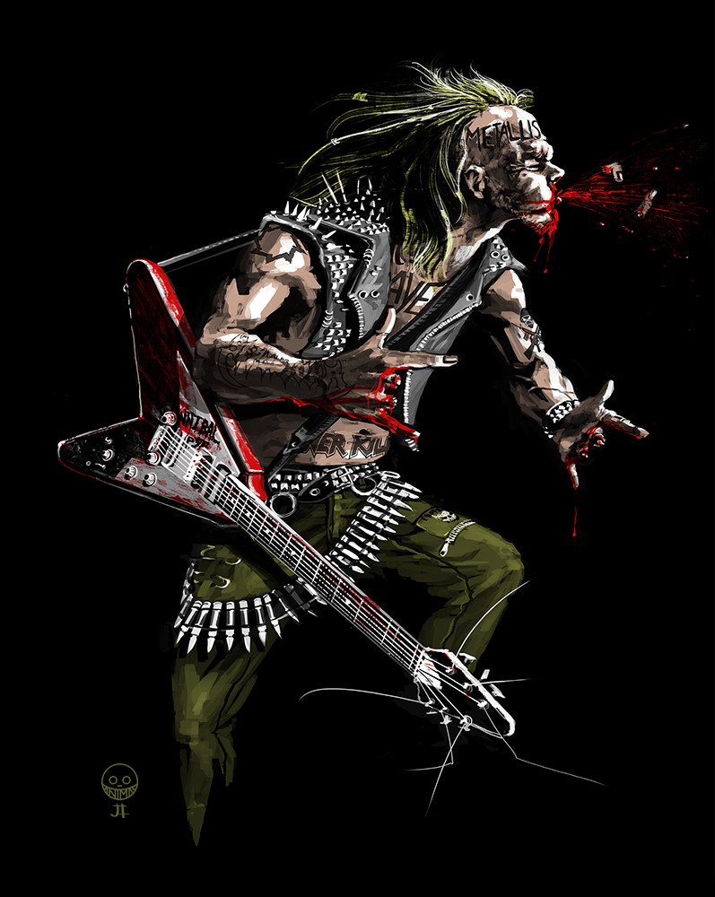 ArtStation - Metal T shirt