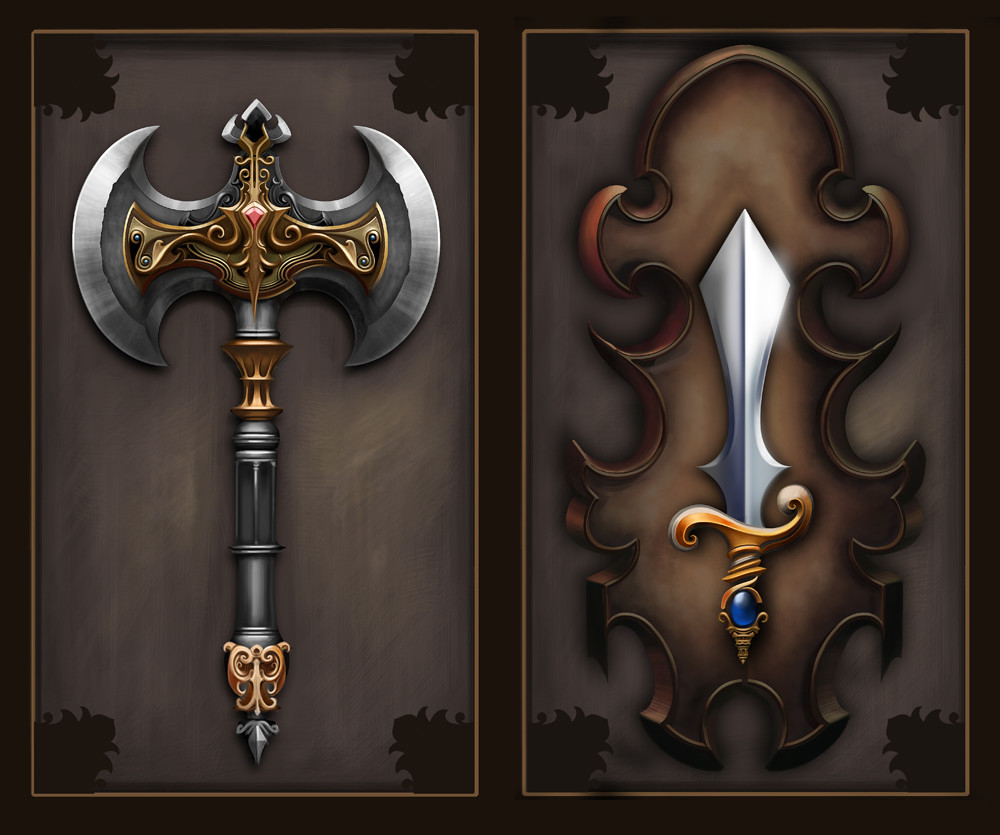 ArtStation - Axe Sword