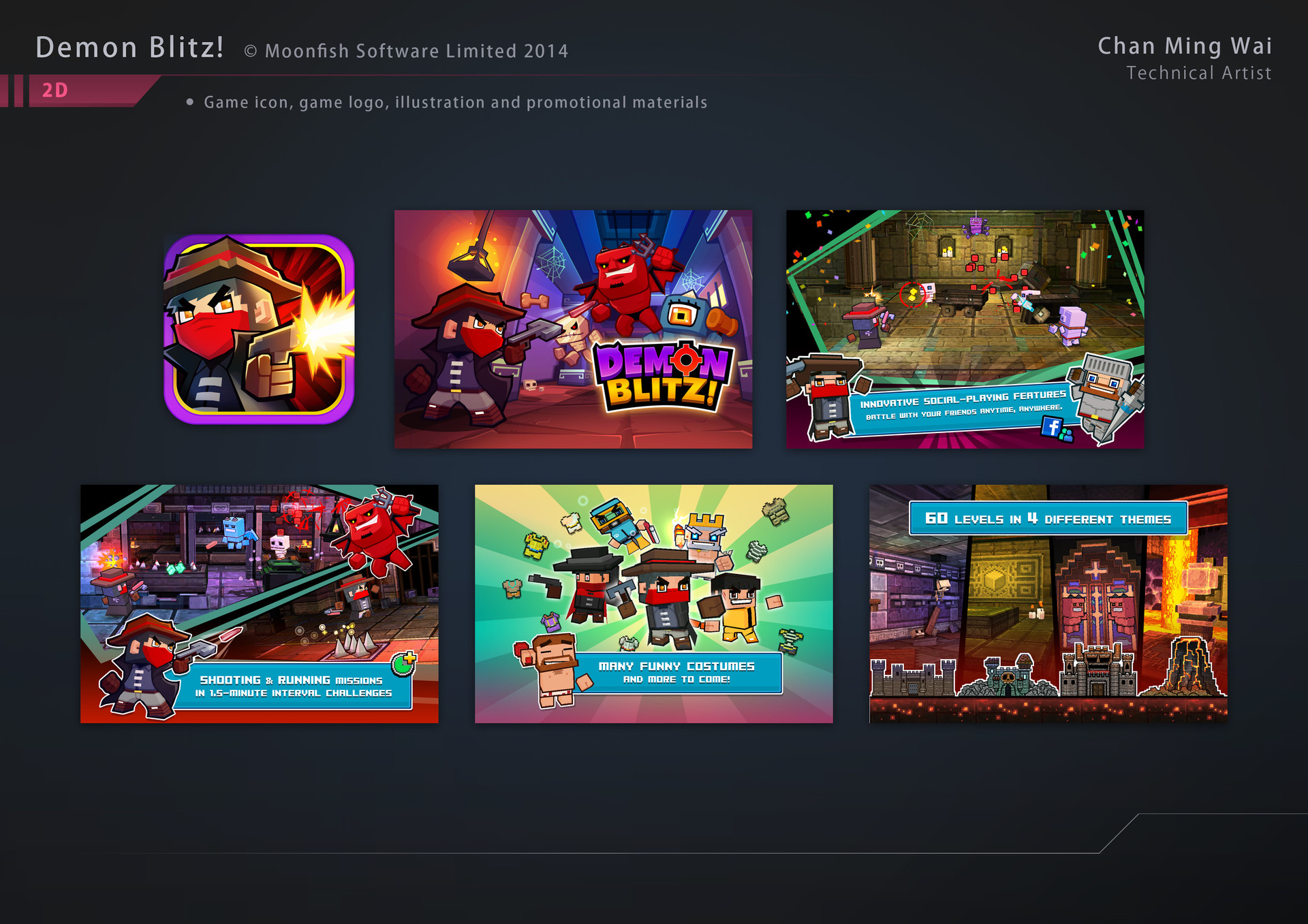 ArtStation - [Mobile Game] Demon Blitz!