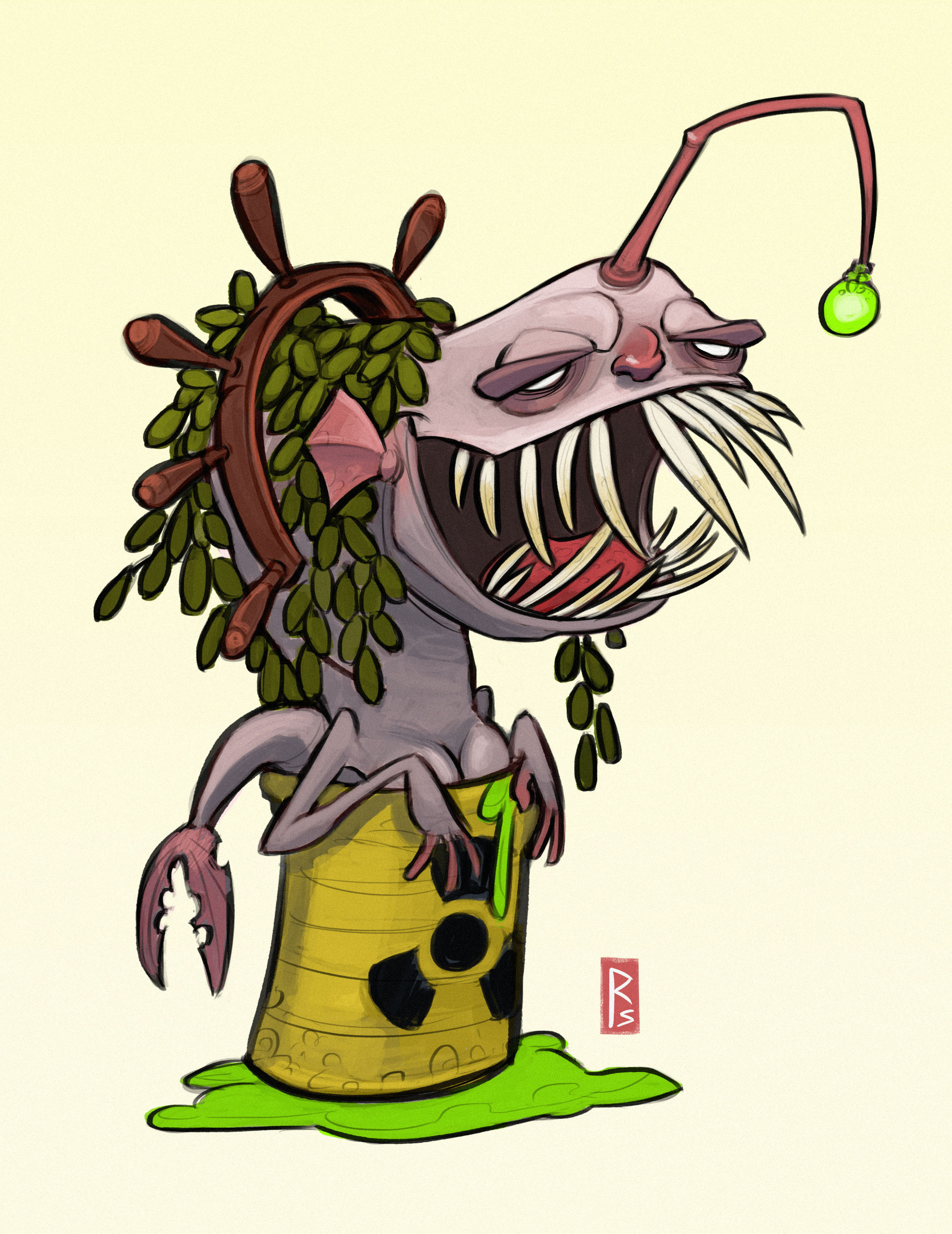 ArtStation - Drawing Challenge: Post Apocalypse Witch Mermaid