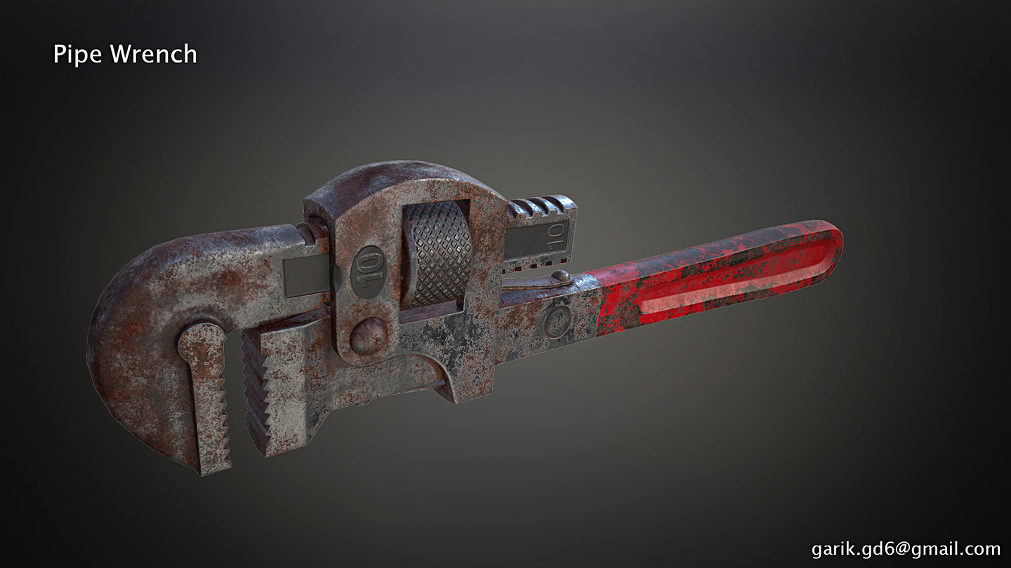 ArtStation - Pipe Wrench