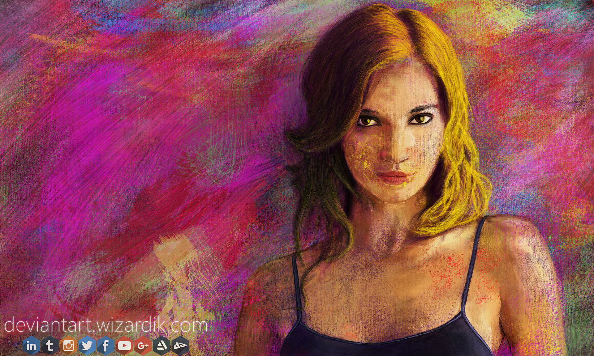 ArtStation - Impressionistic portrait