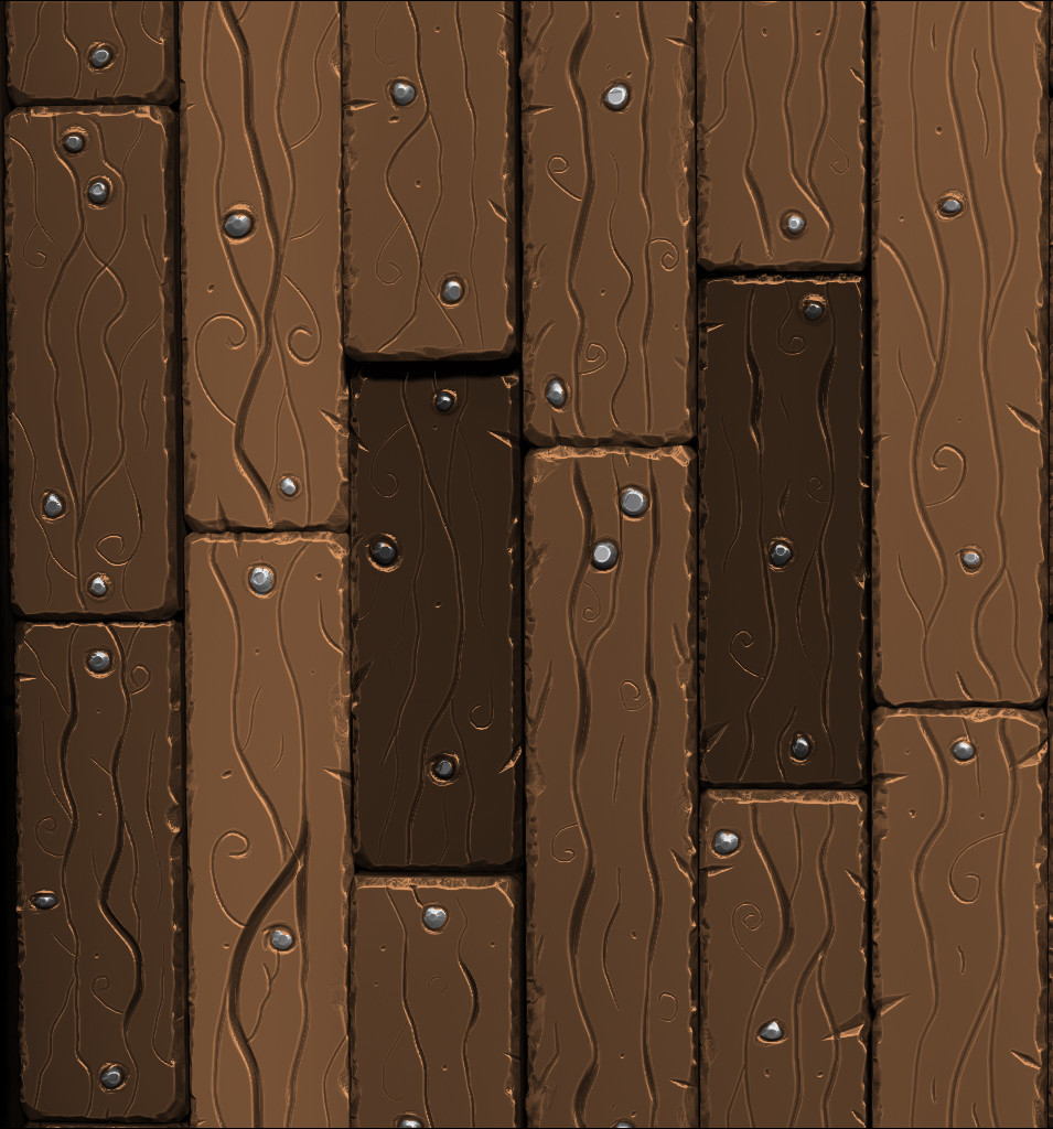 ArtStation - 100% Handmade Tileable Texture Practice