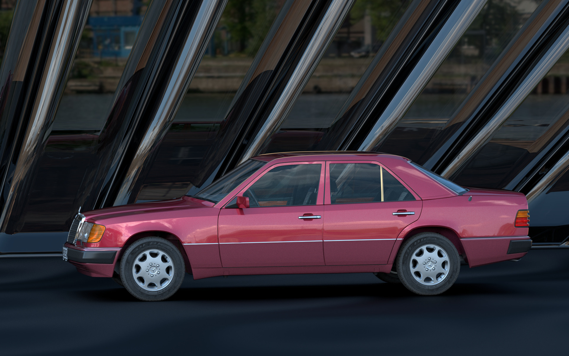 Zbyszek W124 - Mercedes-Benz W124 300D 3D model 1992