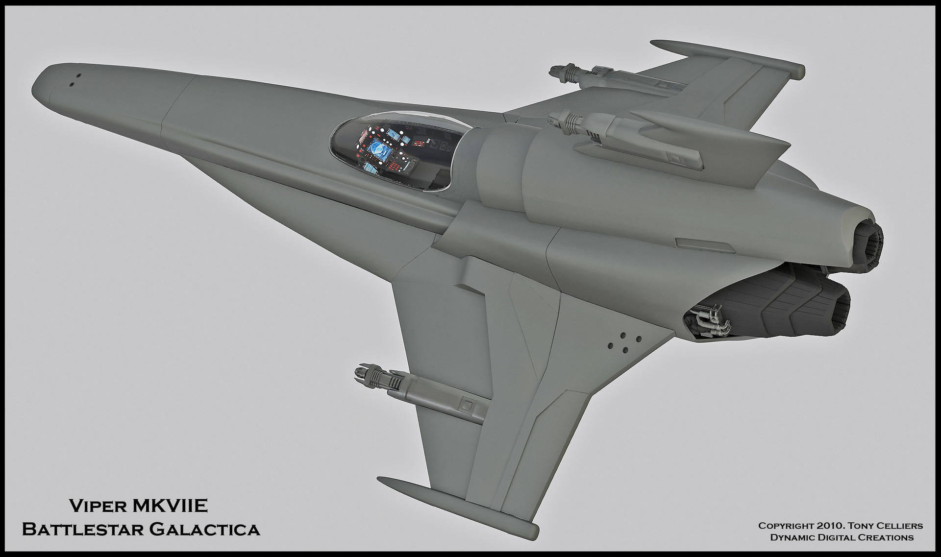 ArtStation - Battlestar Galactica Viper Mk VIIE