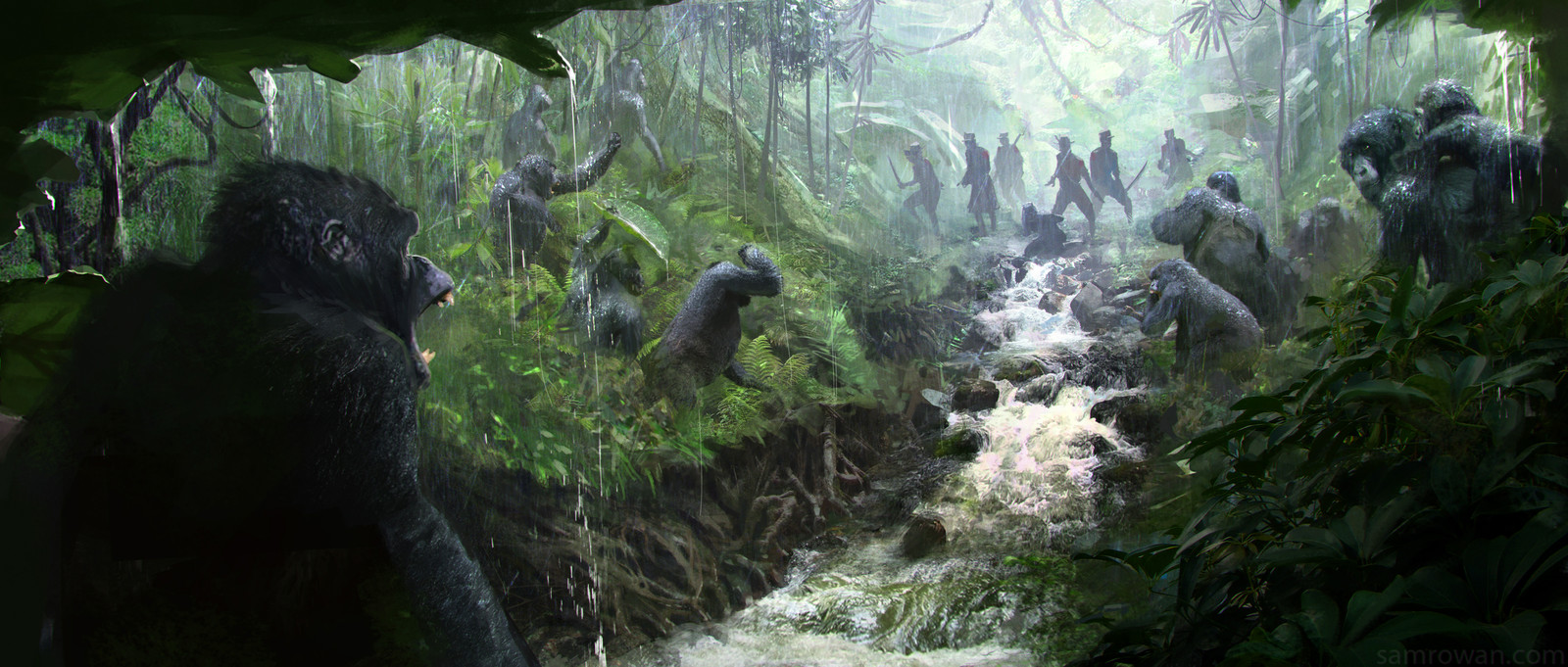 Sam Rowan - Capture Concept for The Legend of Tarzan