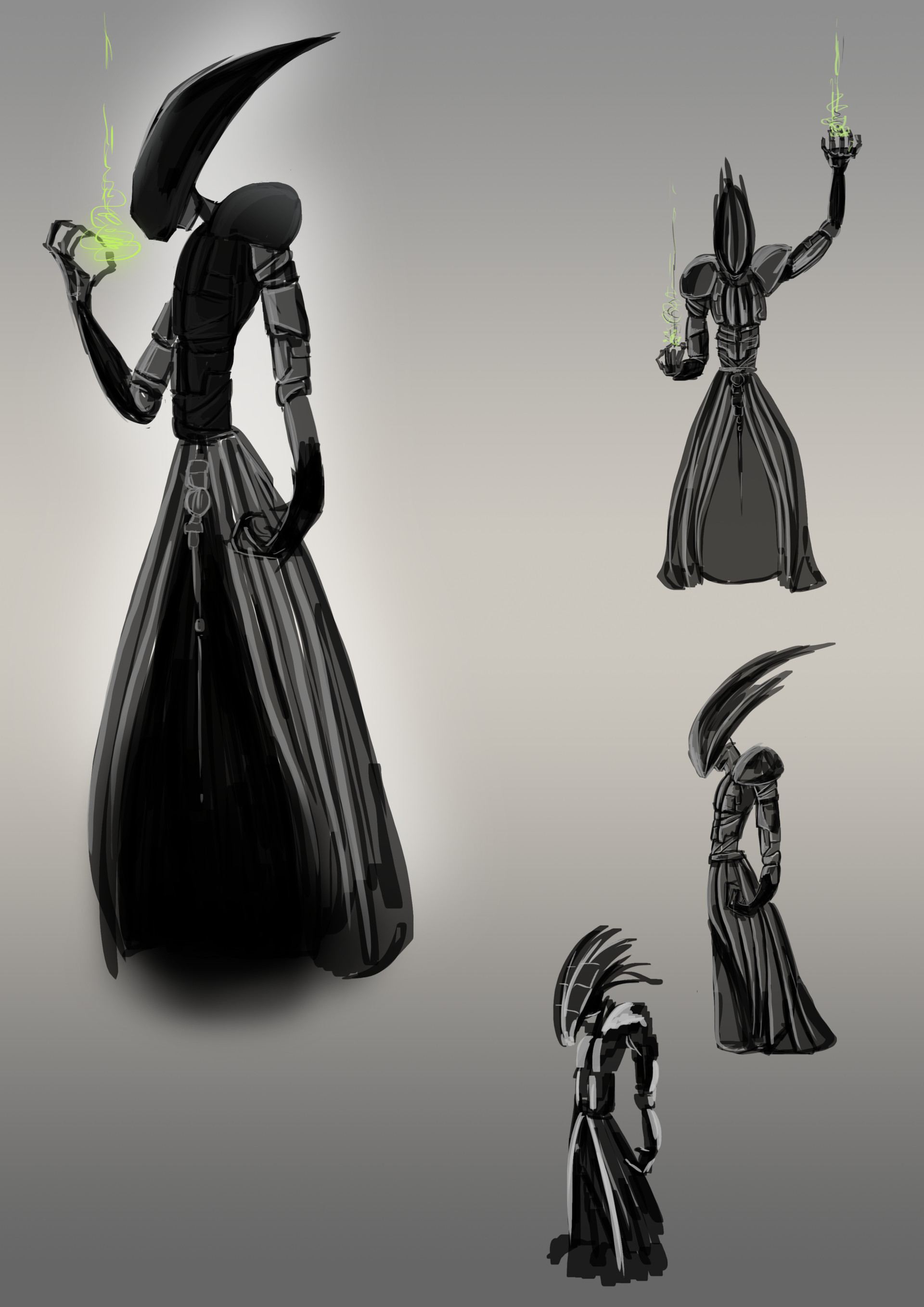 Annie Groth - Character concept thumbnails