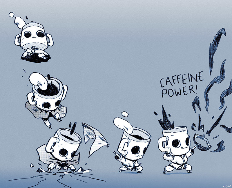 ArtStation - Various Coffee crew sketches