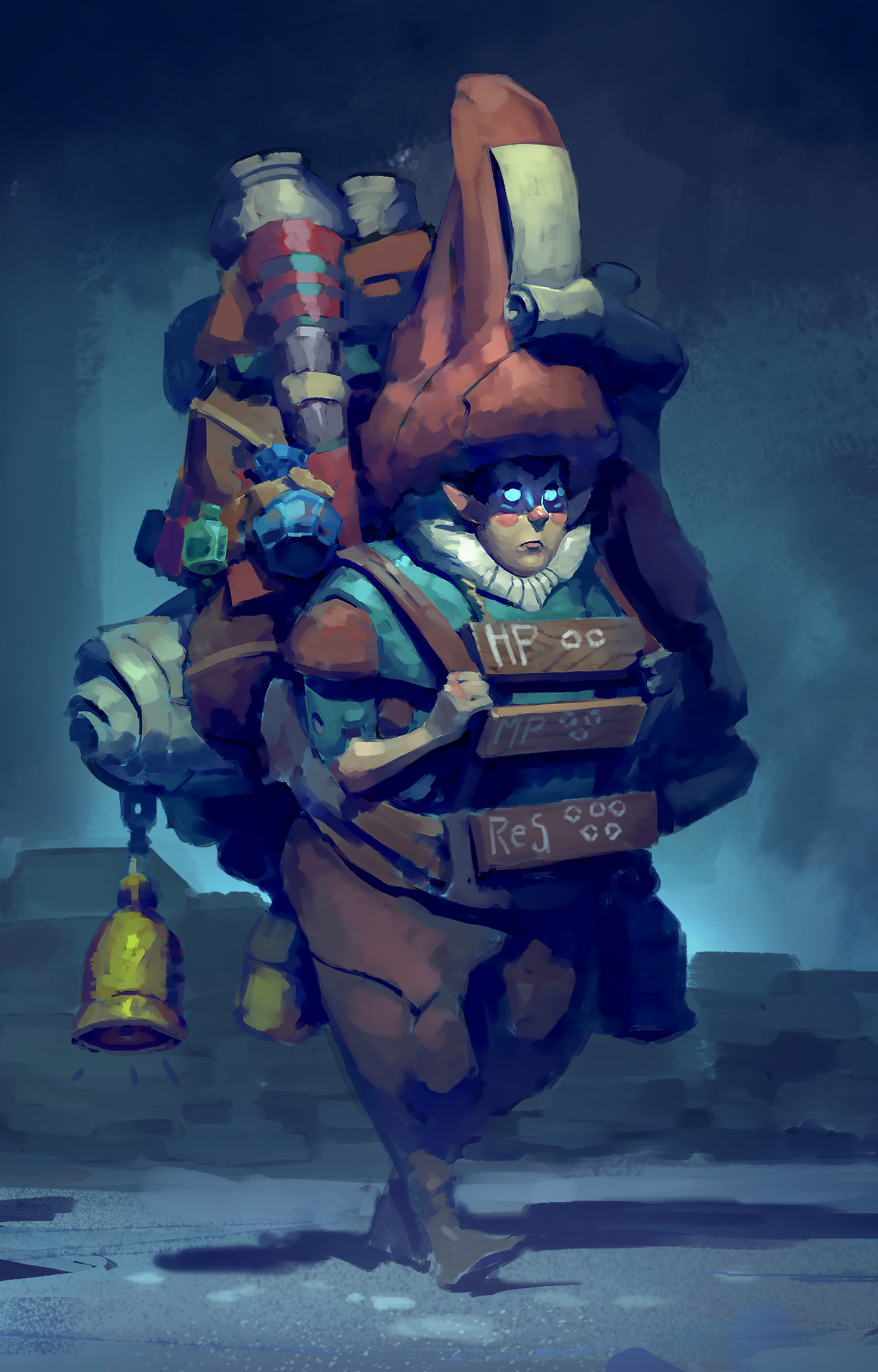 ArtStation - The Misfits of Raintown: Ambitious Merchant