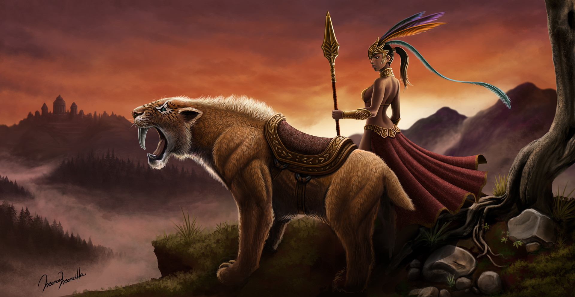 ArtStation - Amazon Warrior