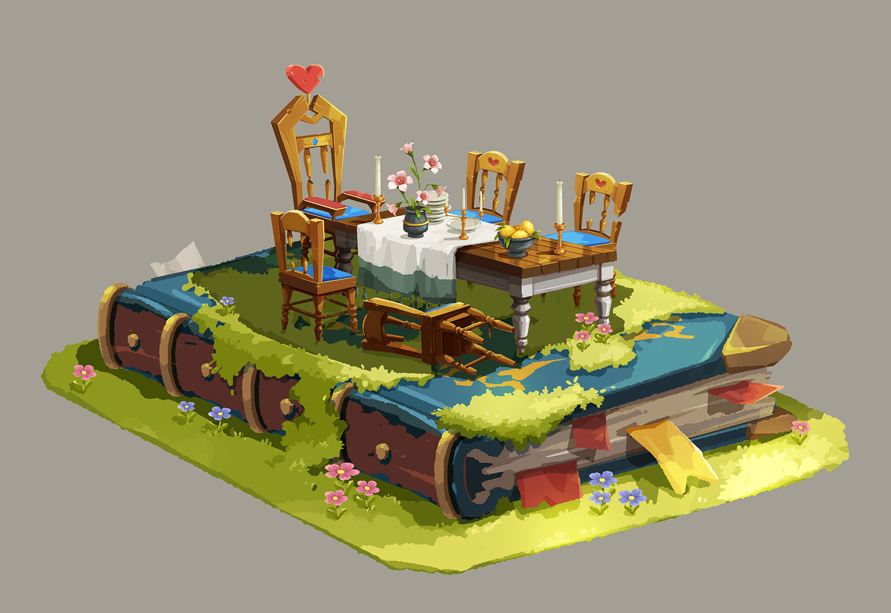 ArtStation - Alice's table