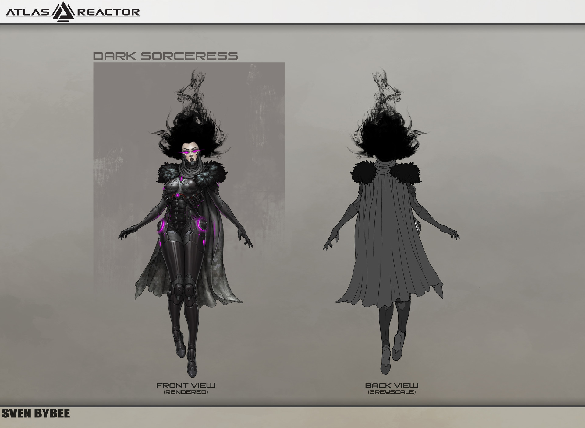 ArtStation - Dark Sorceress "Aurora"