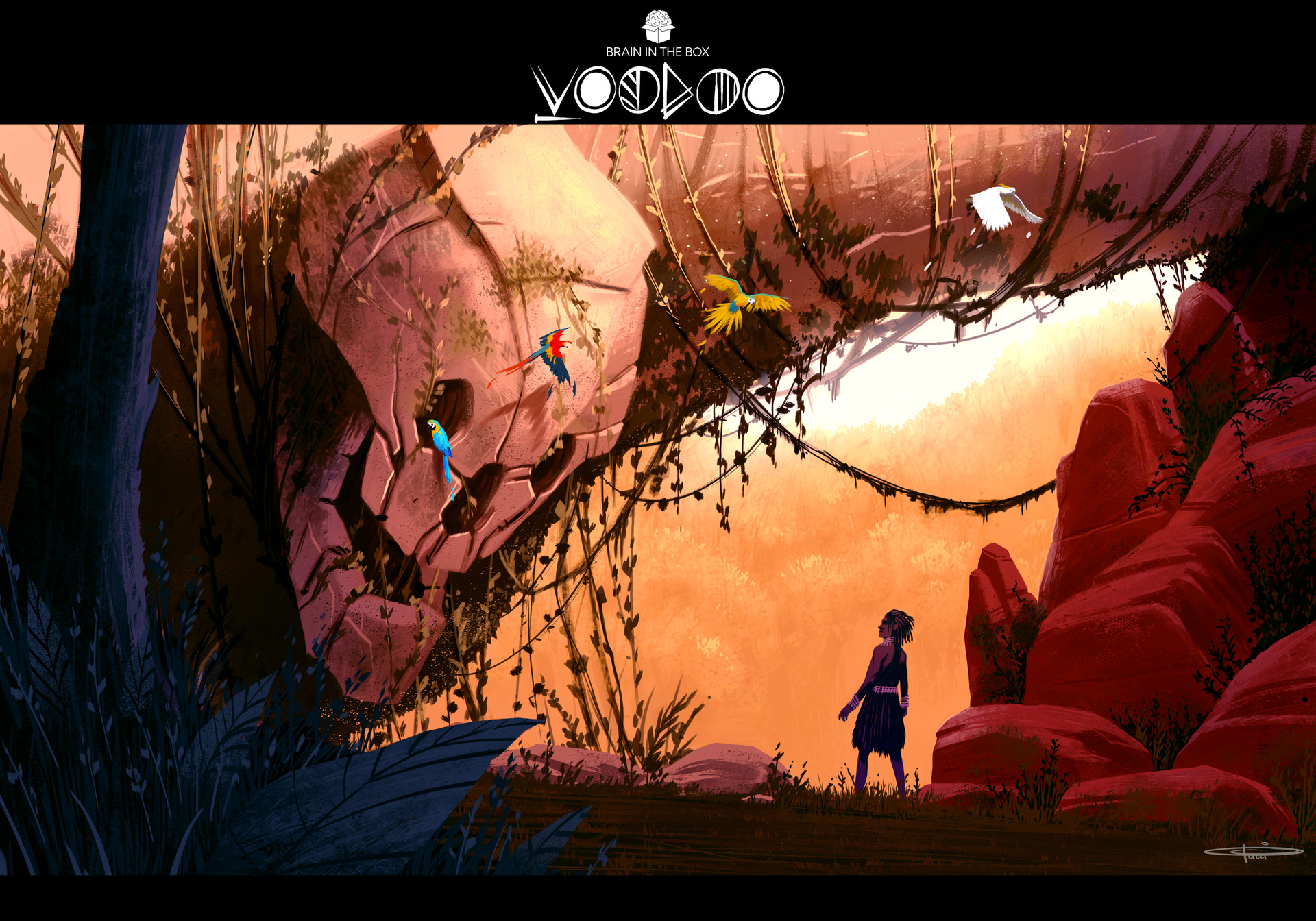 ArtStation - Voodoo - Jungle encounter.