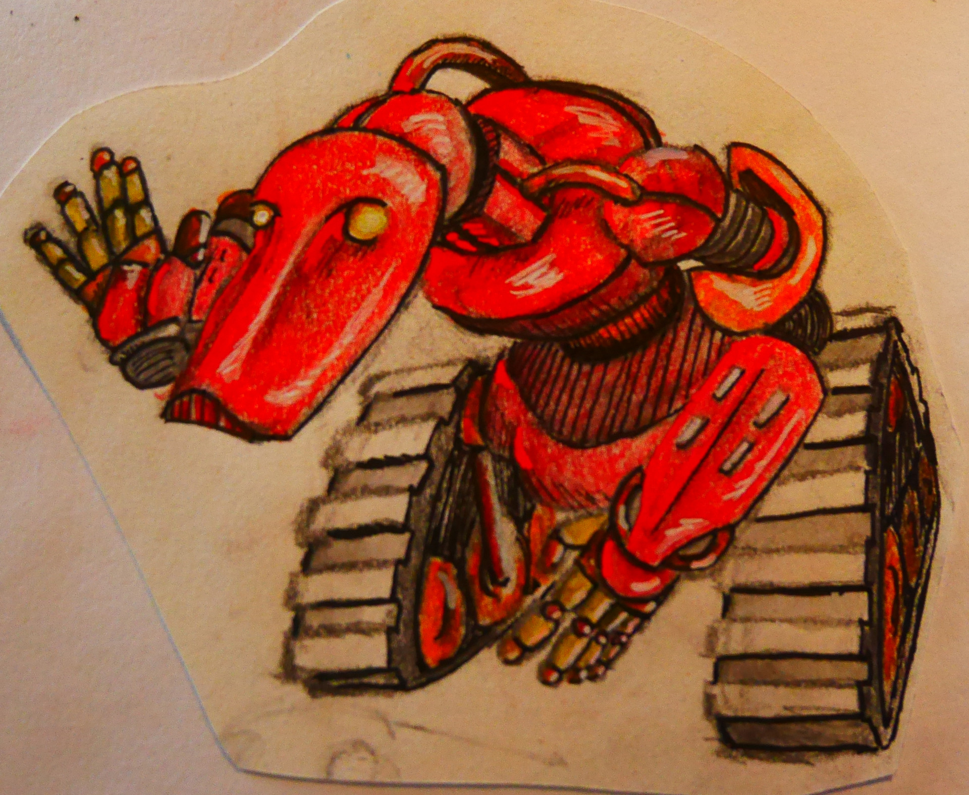 ArtStation - Red robot