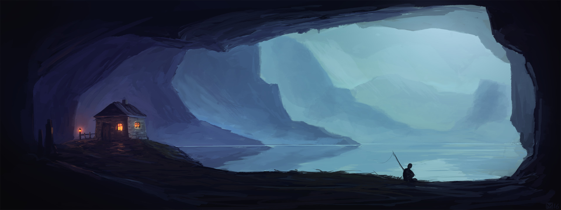 ArtStation - Cave House