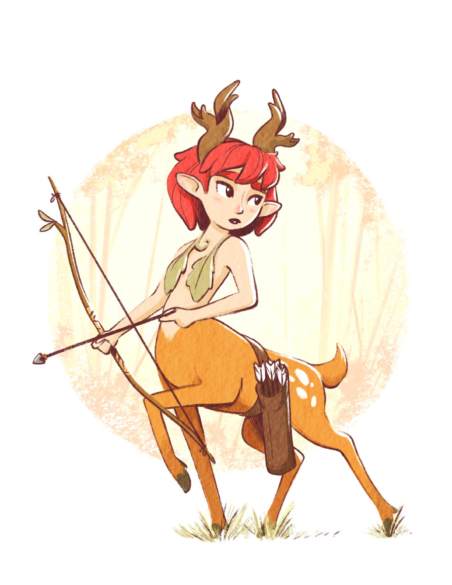 centaur drawing a bow