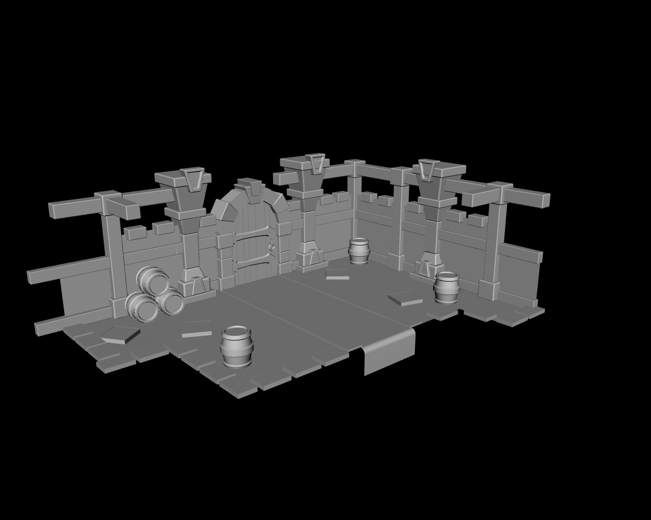 Hichem Refes - Stylized Dungeon (WIP)