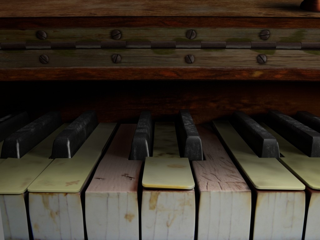 ArtStation - Old Piano