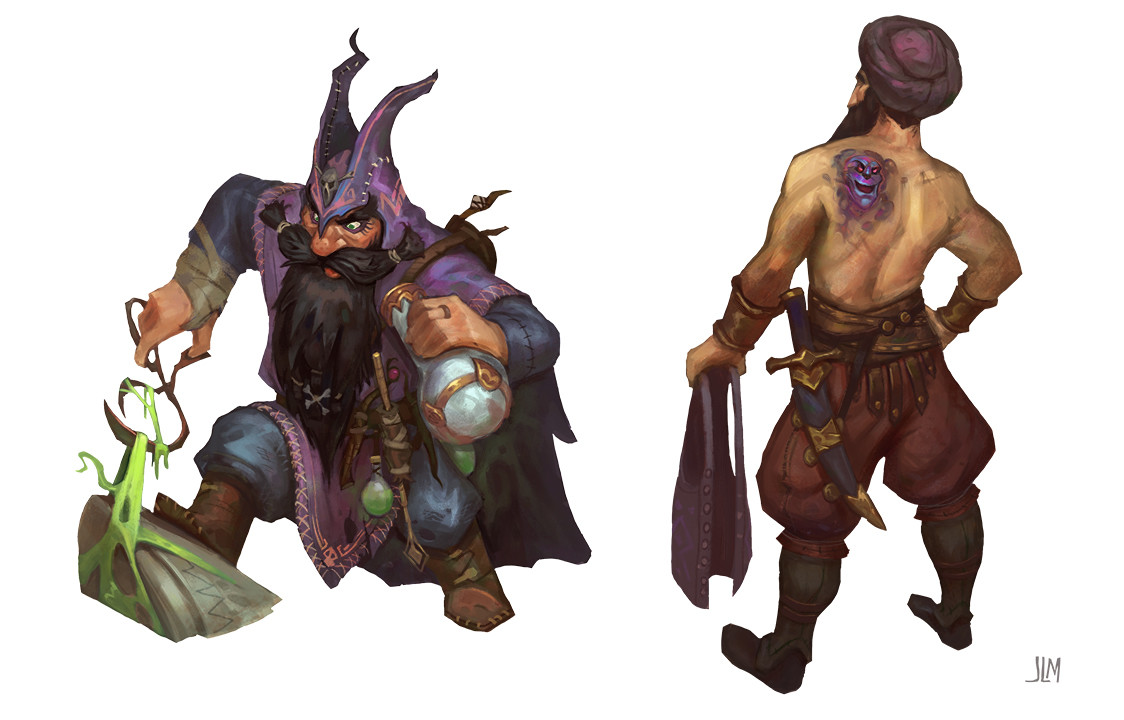 ArtStation - Haunted Heroes Handbook