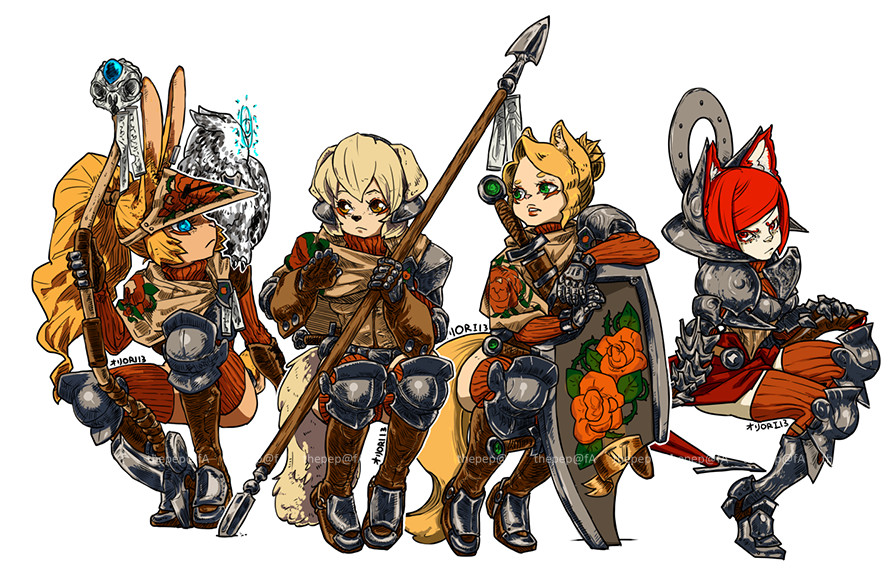 ArtStation - 第五薔薇分隊 5th Rose Squad