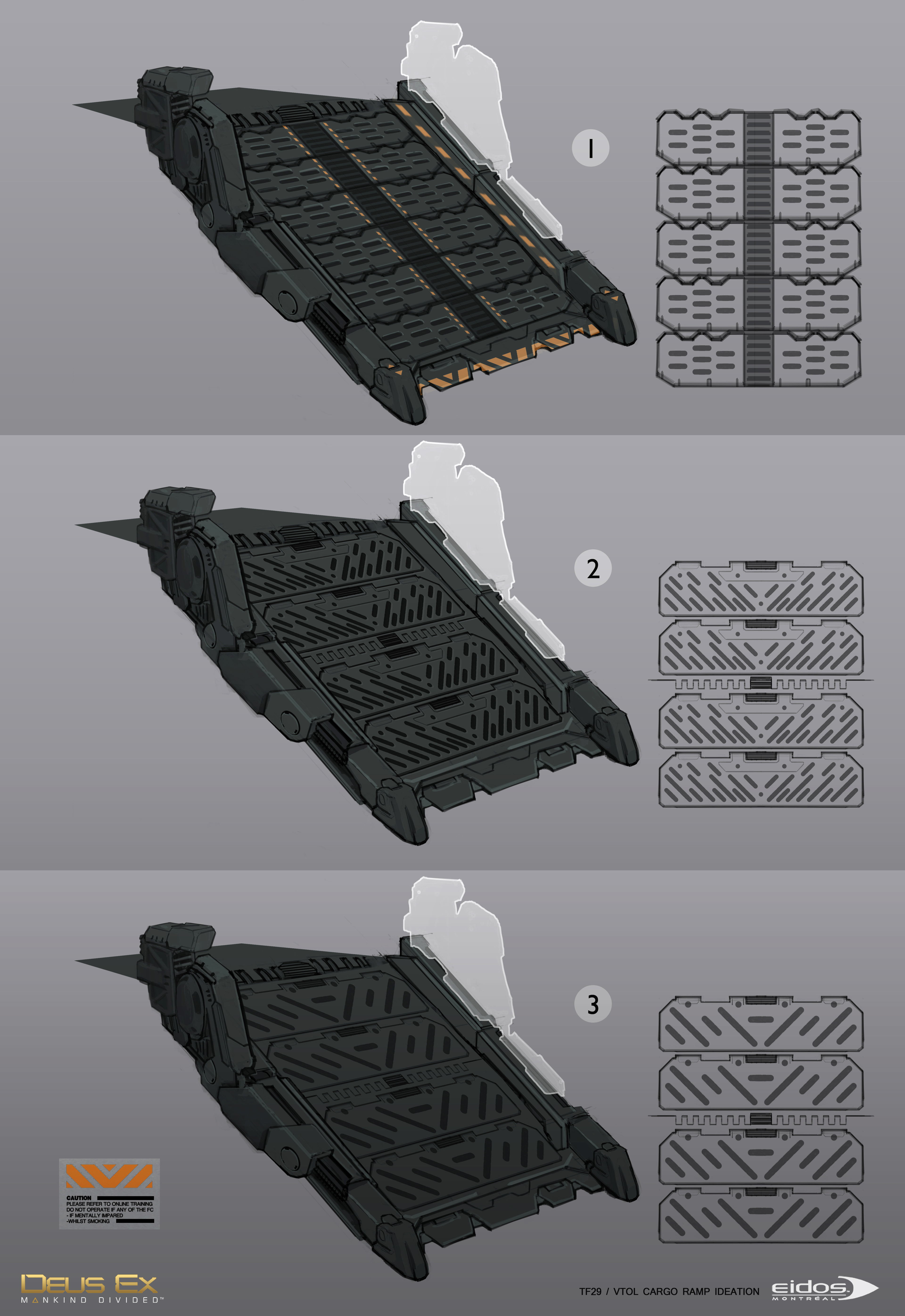 Martin Sabran - VTOL Cargo area, Back door,Ramp & stash concepts