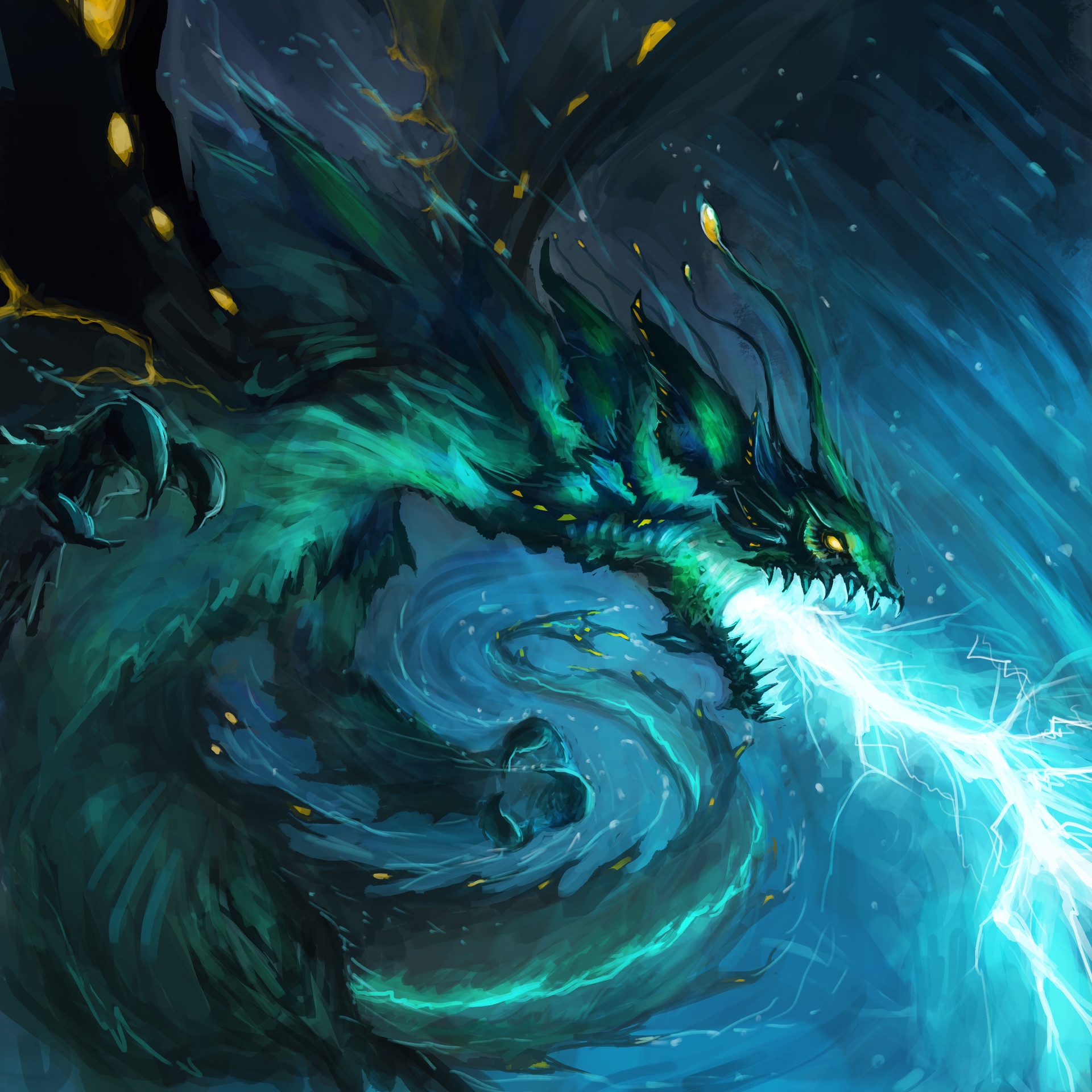 ArtStation - Deepsea Dragon