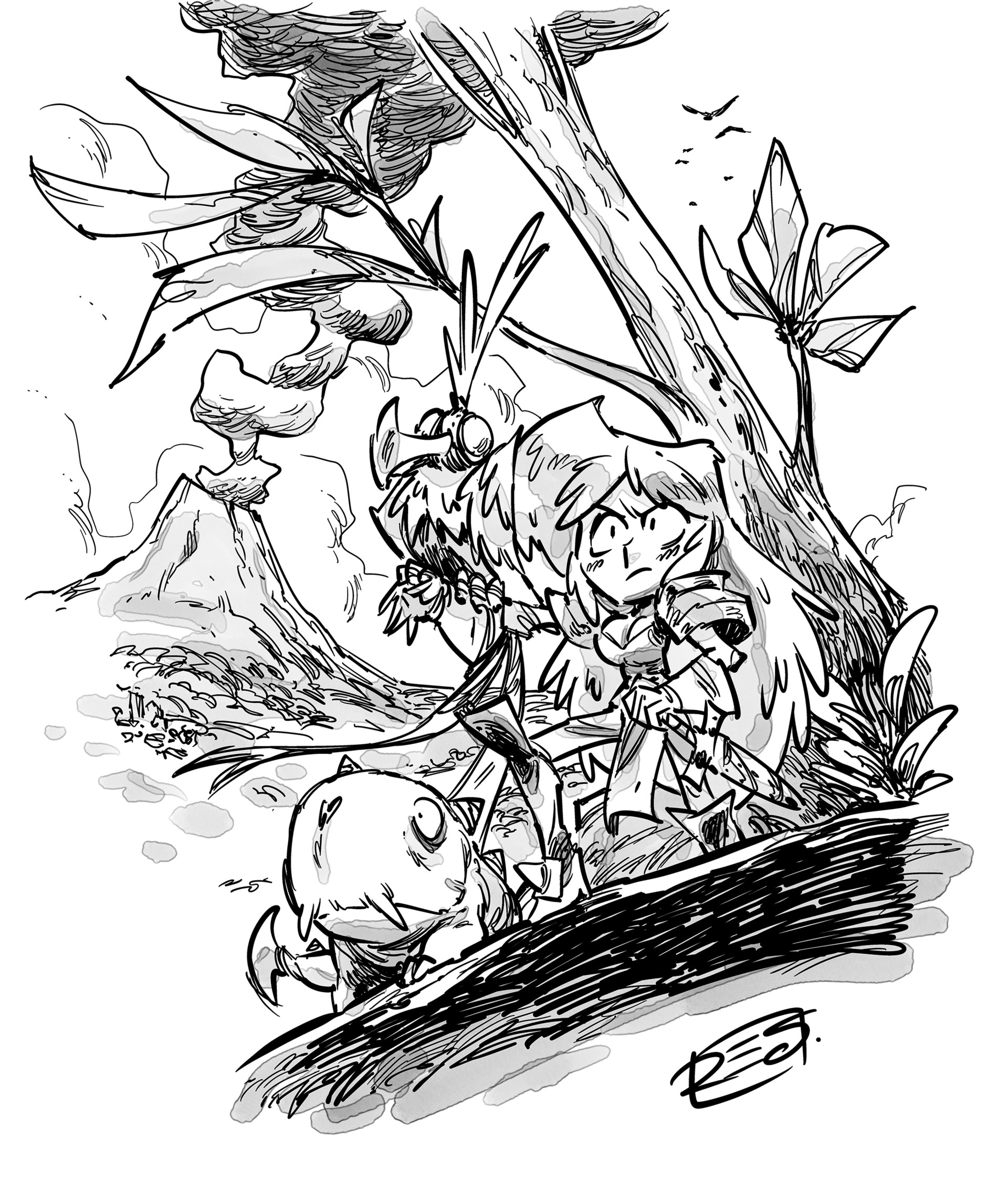 ArtStation - Fantasy pin-up