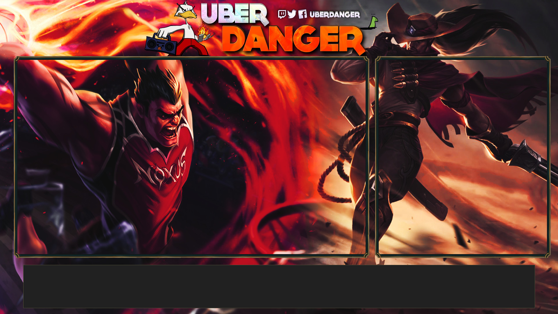 ArtStation - Uberdanger in queue stream overlay, Harry Biffy