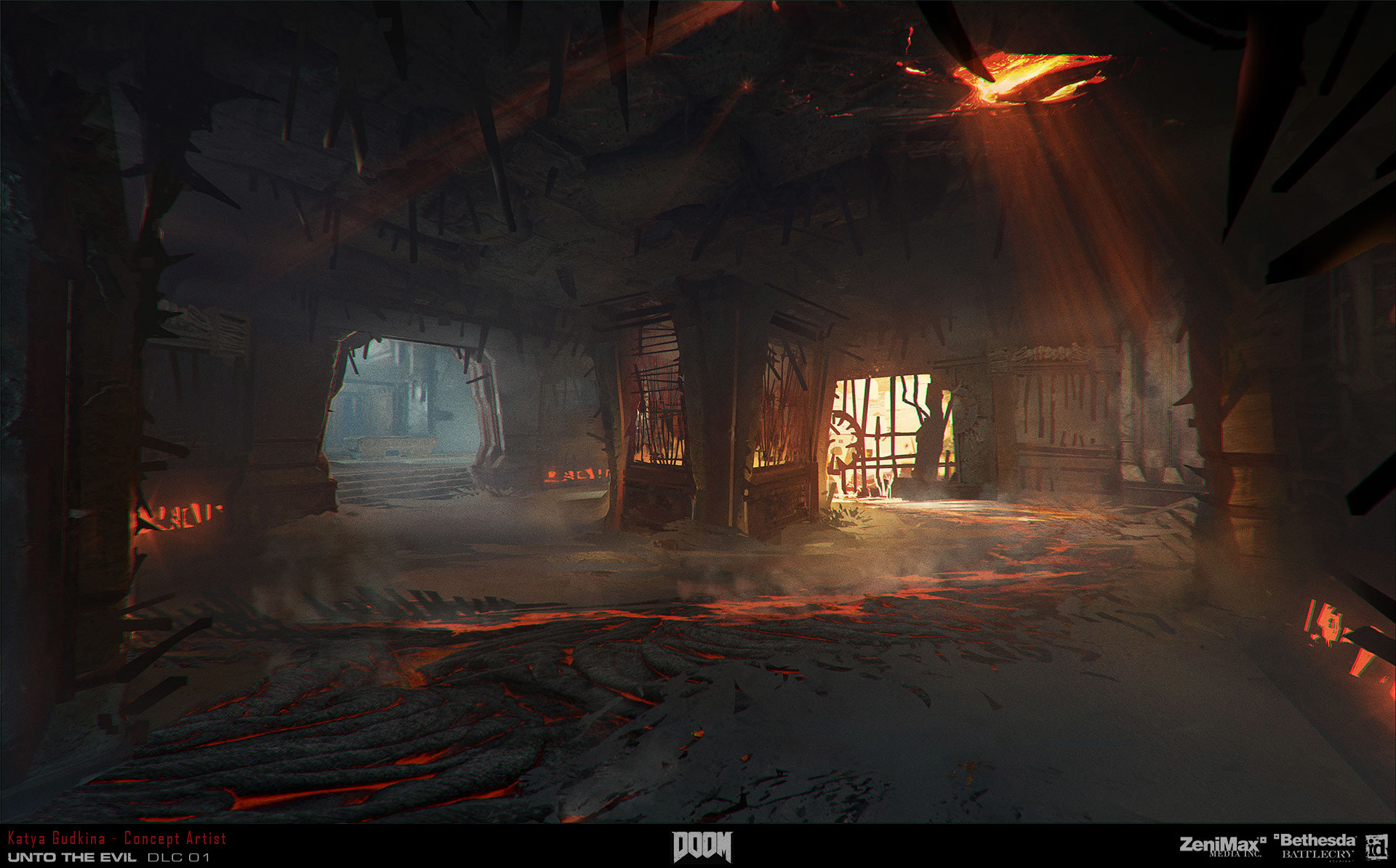 ArtStation - Concept art for Doom 4.