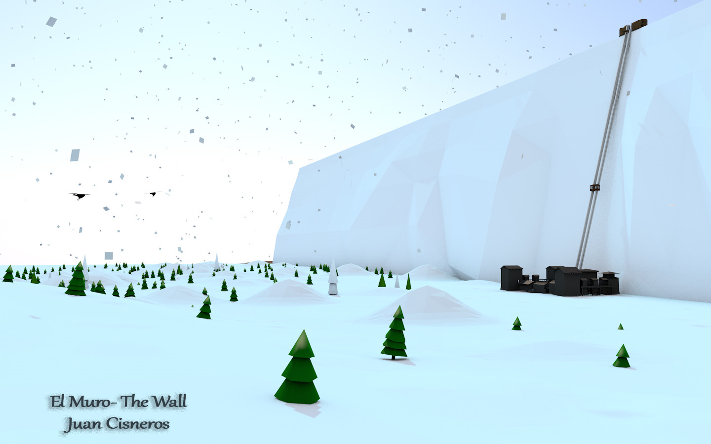 ArtStation - The Wall (Low Poly).- Cinema 4d Project