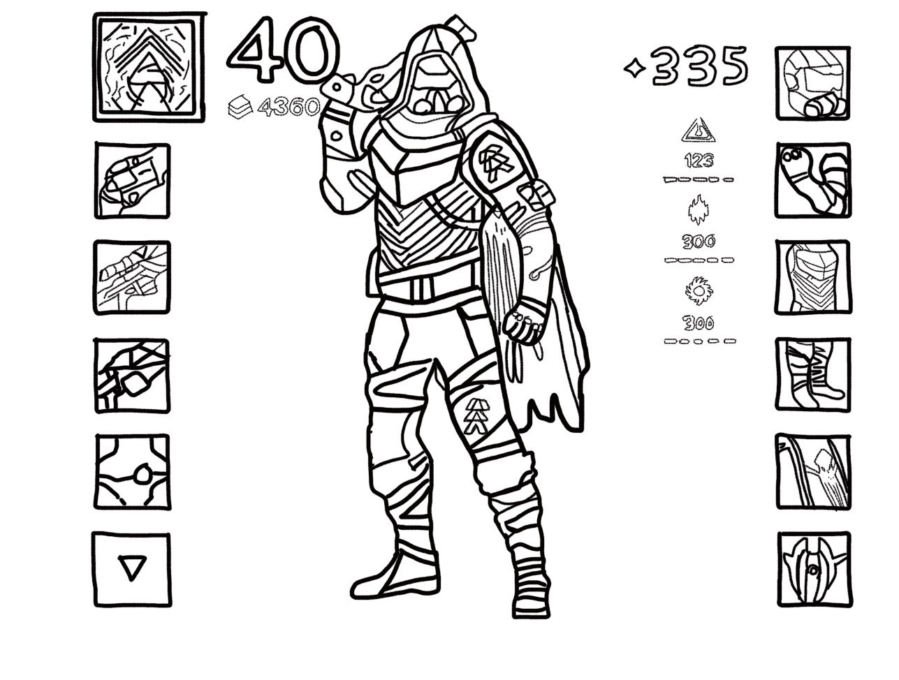 ArtStation - Destiny Hunter Concept