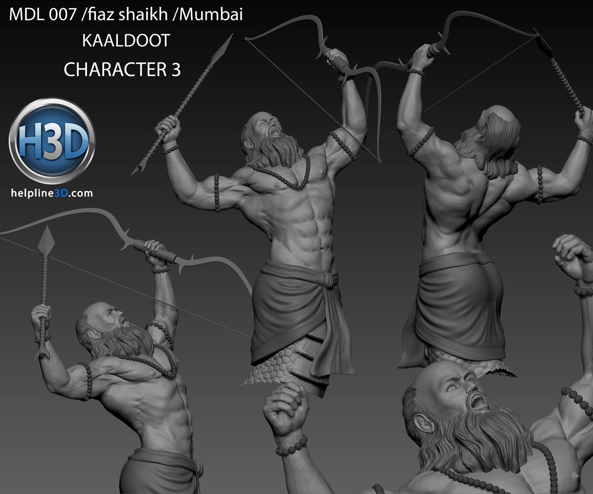 ArtStation - Kaldooth Indian Comic Character