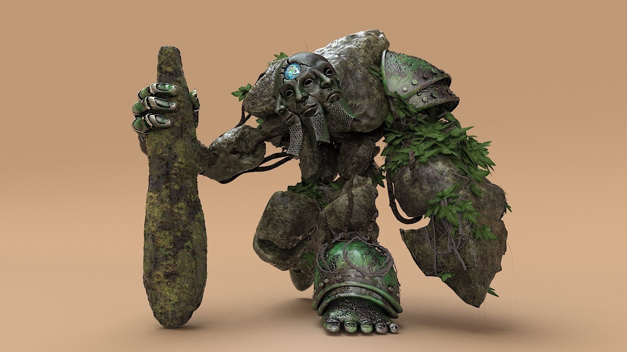 ArtStation - Killer Instinct Xbox One Character 3D Model - Aganos