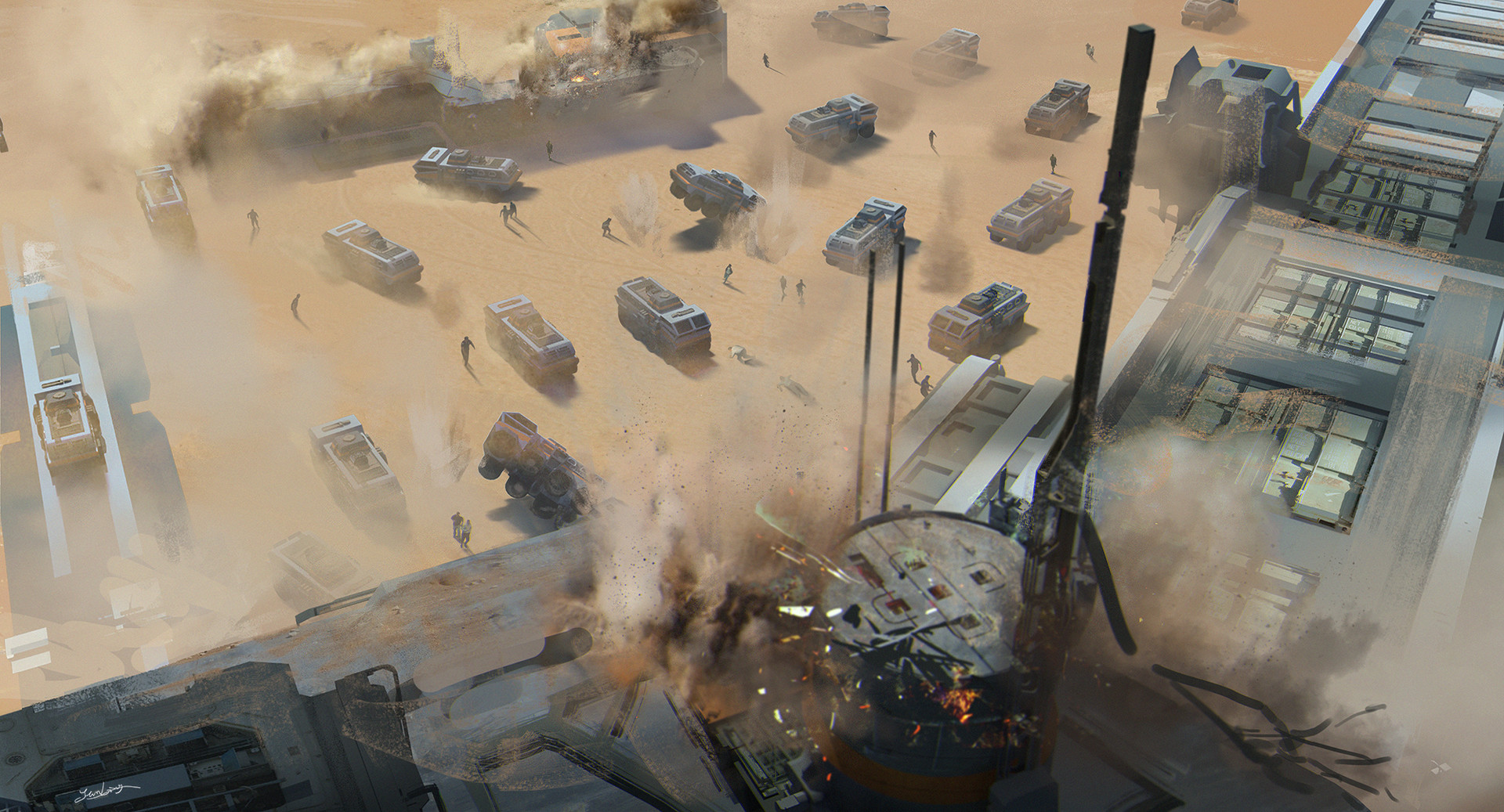 ArtStation - Camp blast