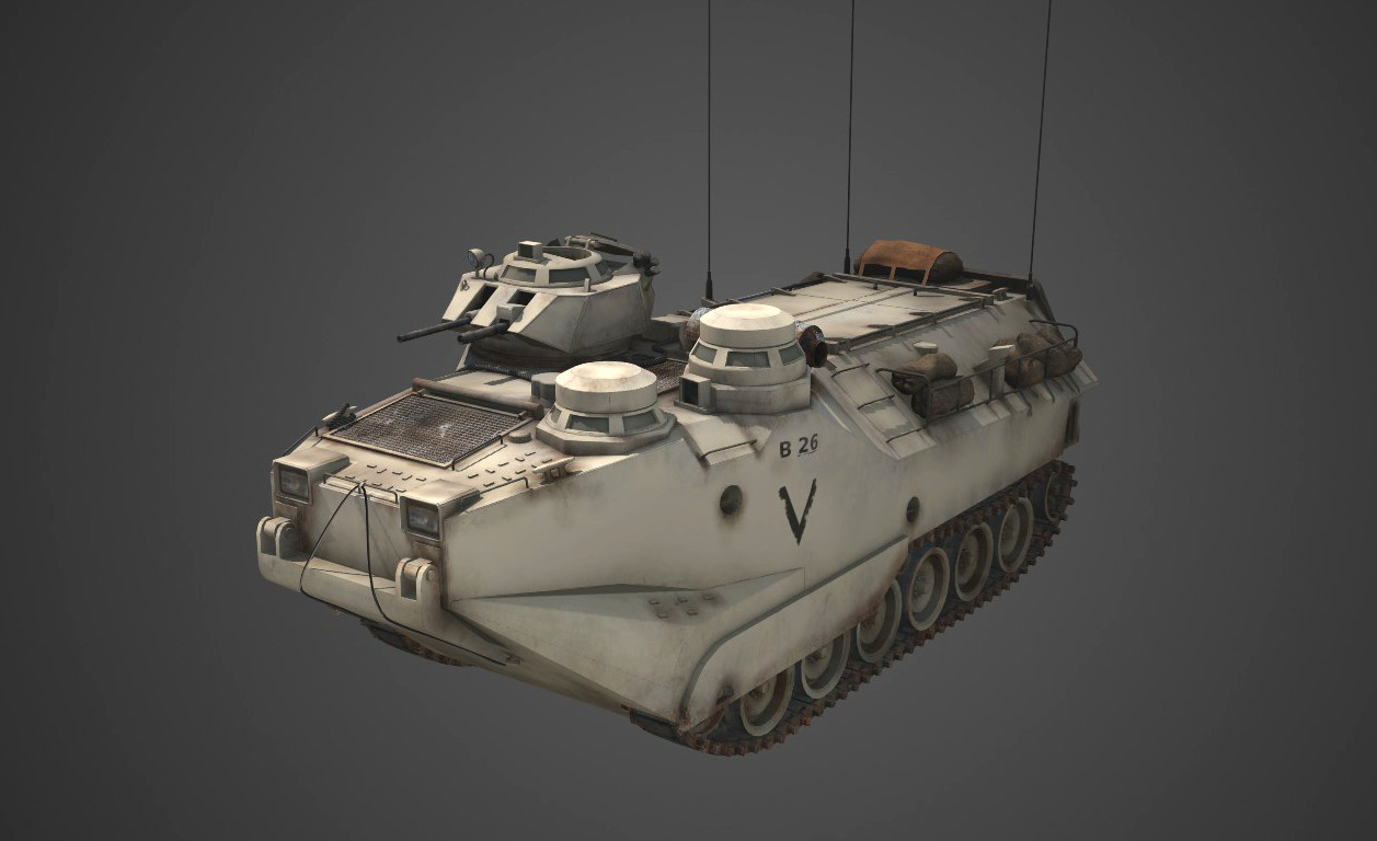 ArtStation - Tank: AAV7