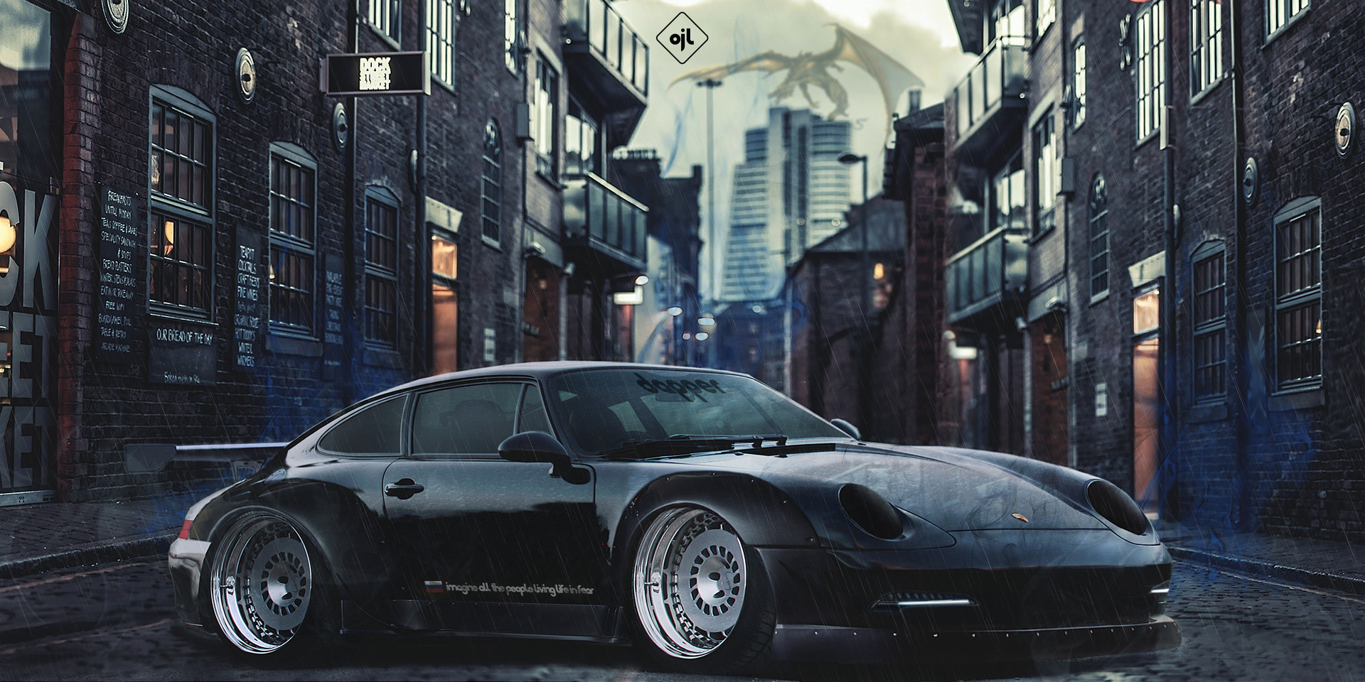 ArtStation - Porsche 993 RWB inspired