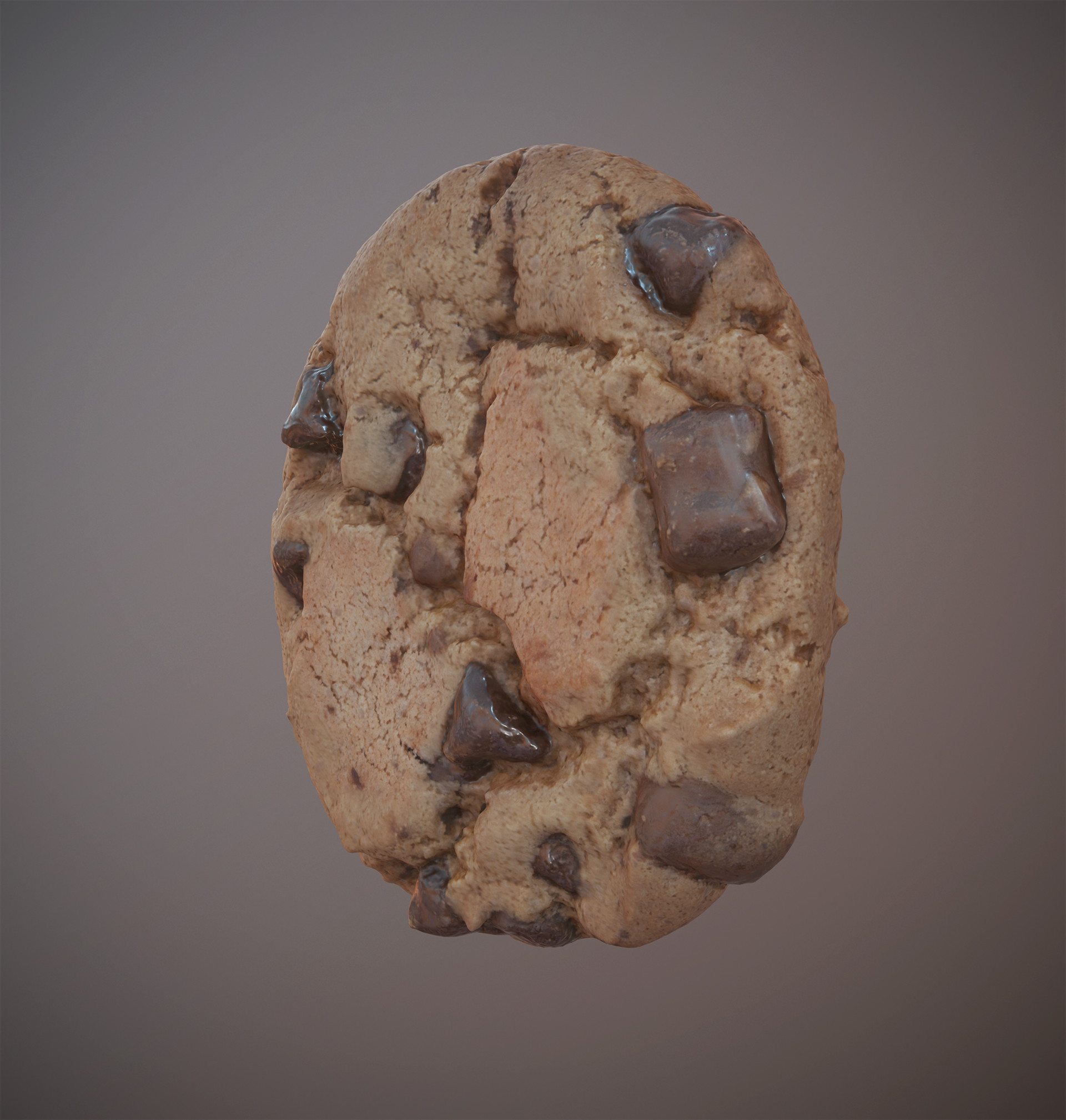ArtStation - Photogrammetry - Cookie - High and Low Poly