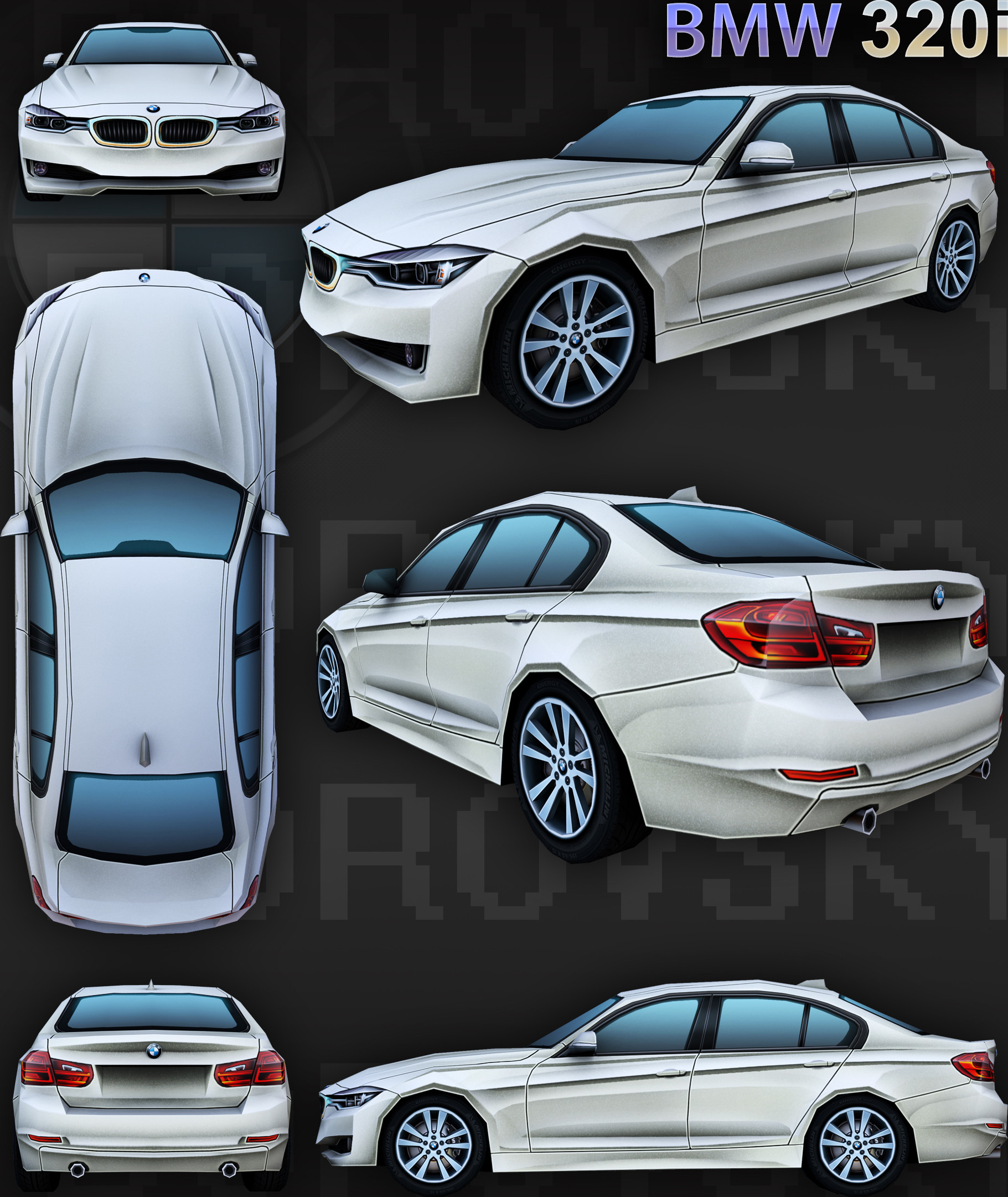 ArtStation - BMW_320i