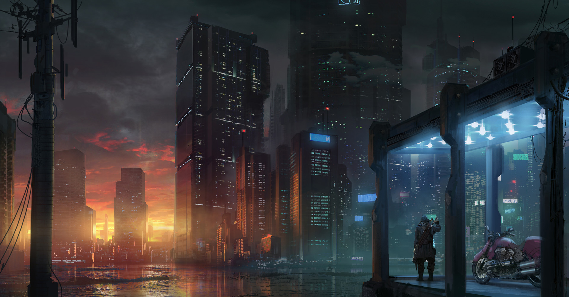ArtStation - Generic City Sunset
