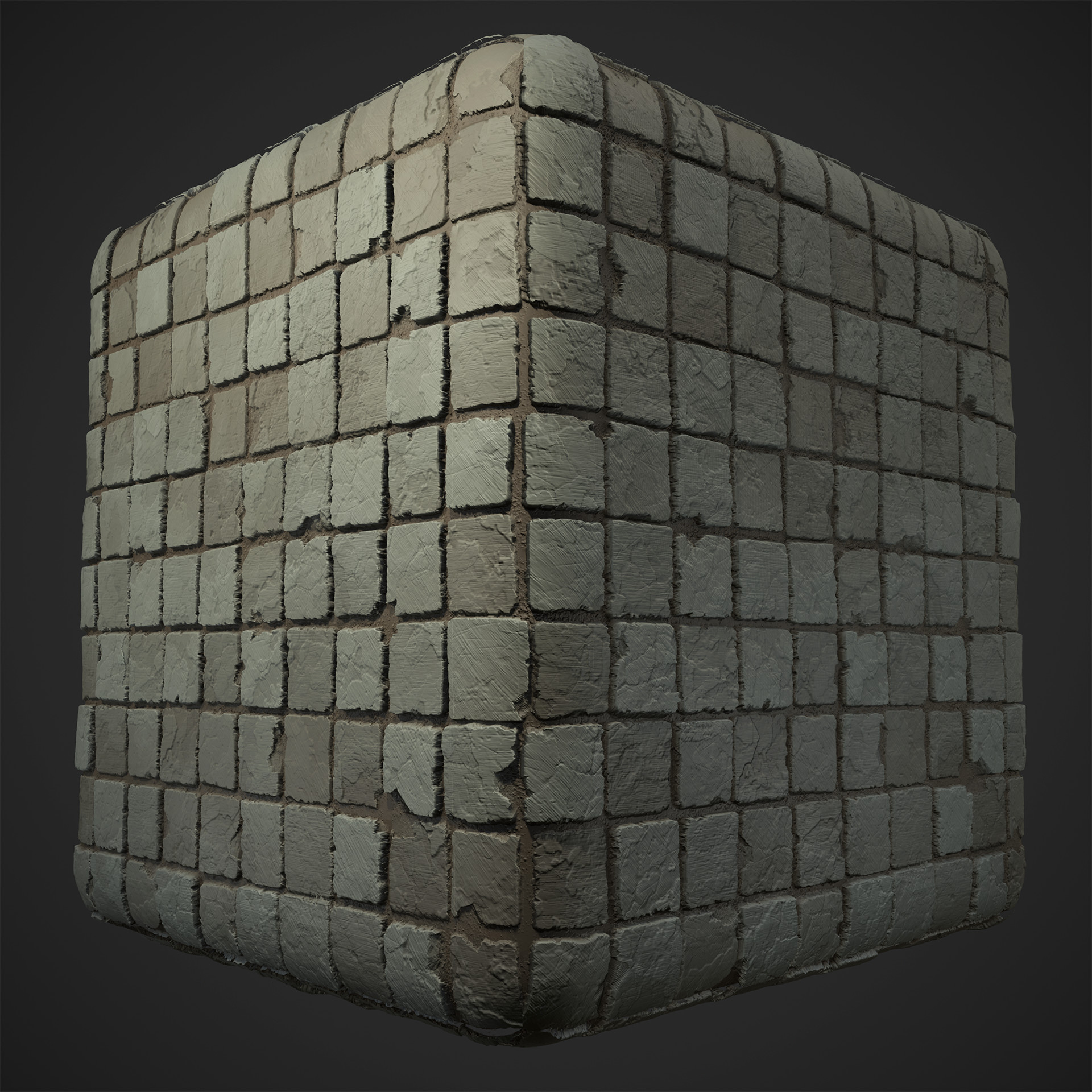 ArtStation - PBR Substance Material - Floor stone tiles