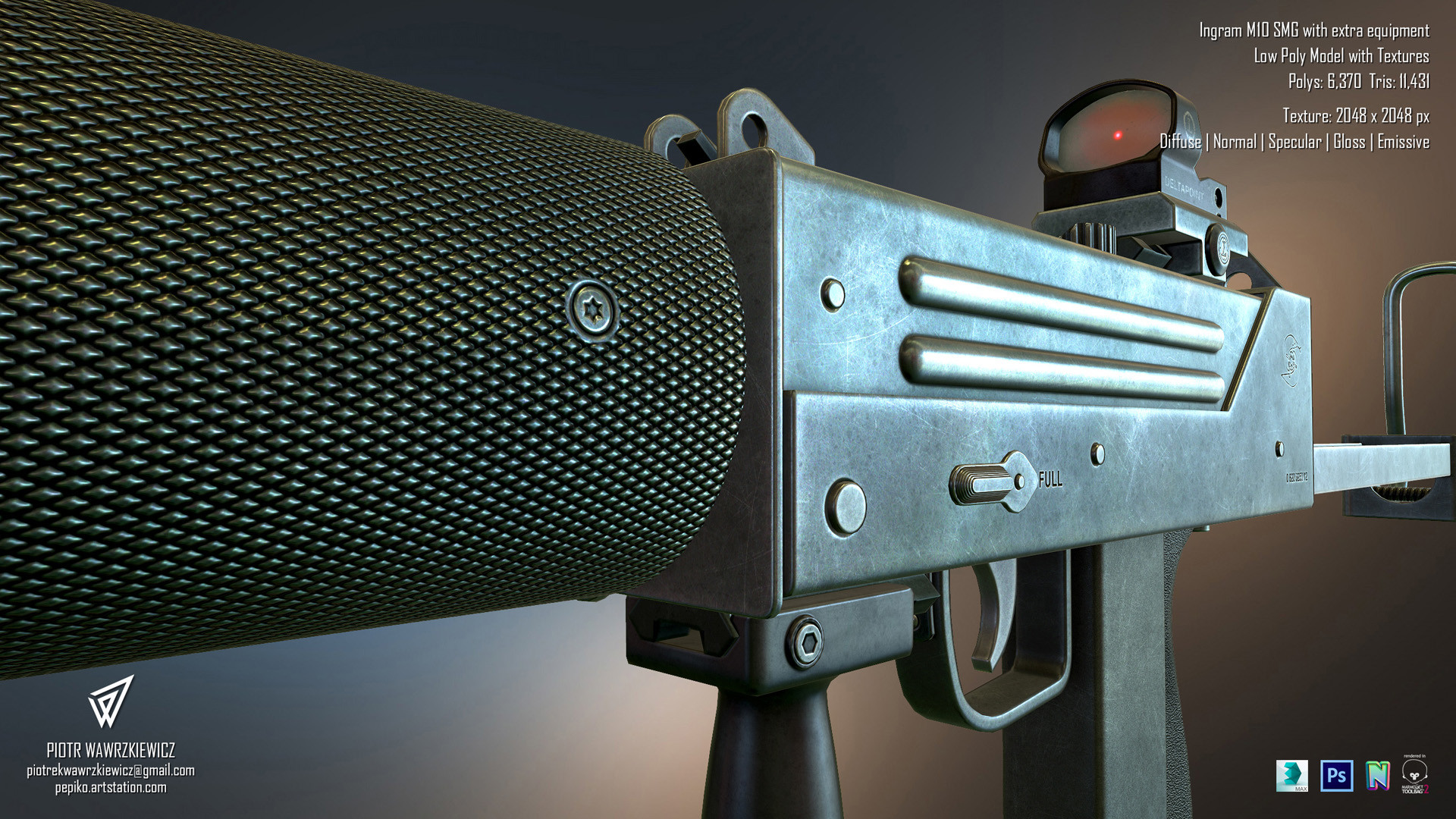 Piotr Wawrzkiewicz - Ingram M10 (MAC-10) Submachine Gun