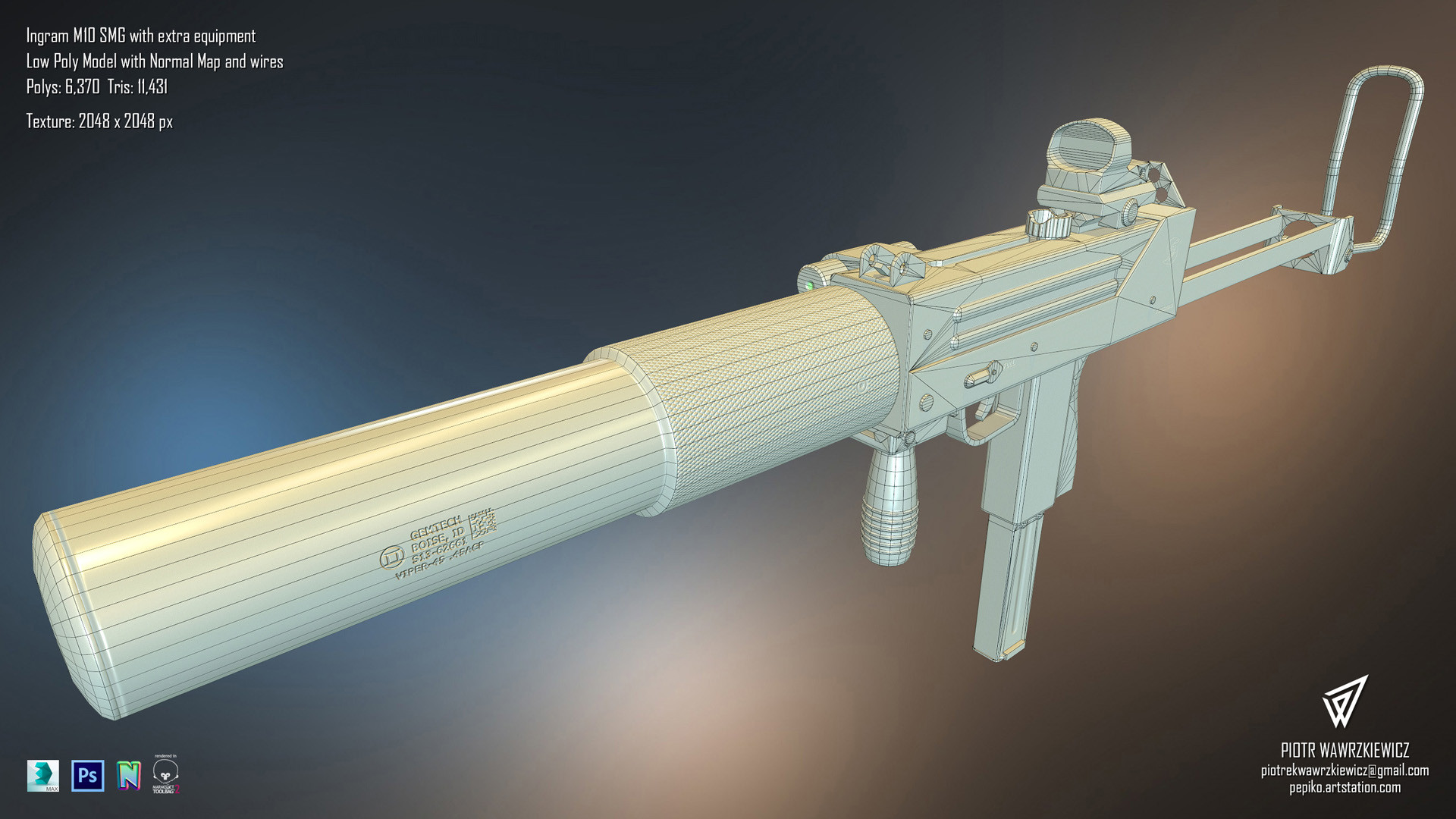 Piotr Wawrzkiewicz - Ingram M10 (MAC-10) Submachine Gun