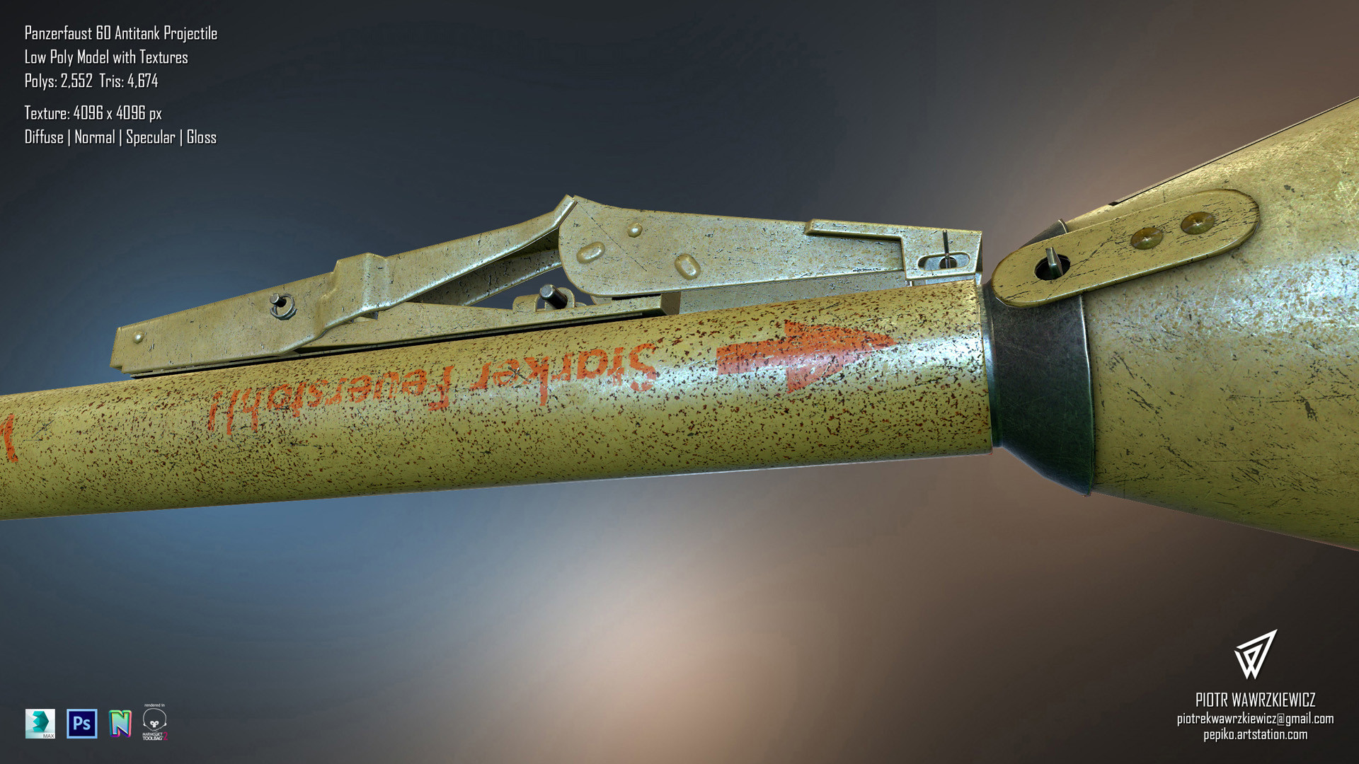 Piotr Wawrzkiewicz - Panzerfaust 60 Antitank Projectile