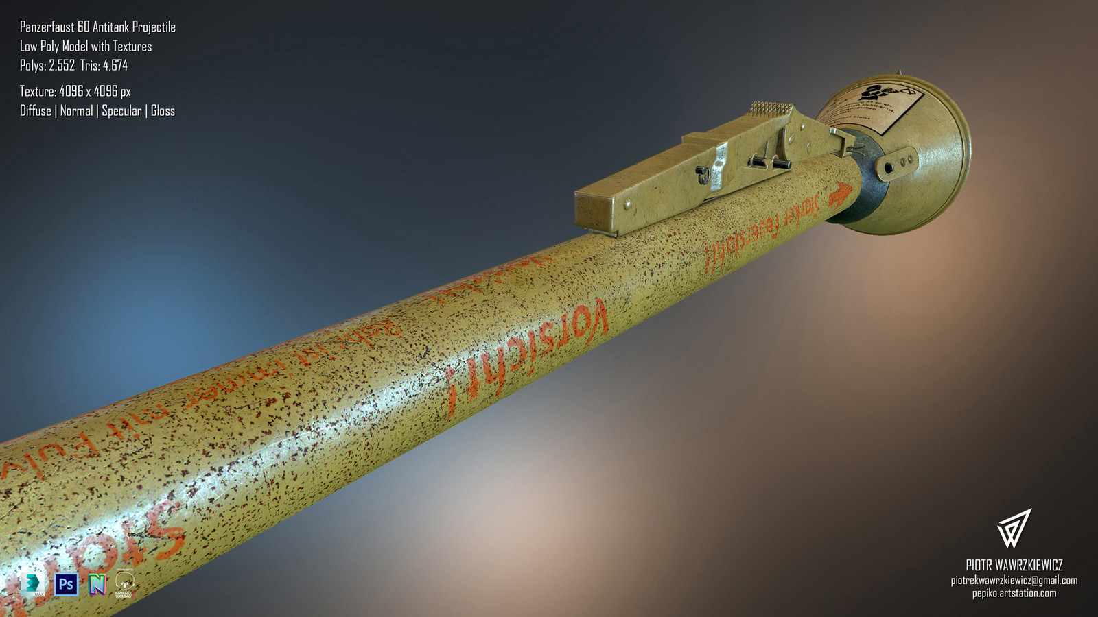 Piotr Wawrzkiewicz - Panzerfaust 60 Antitank Projectile