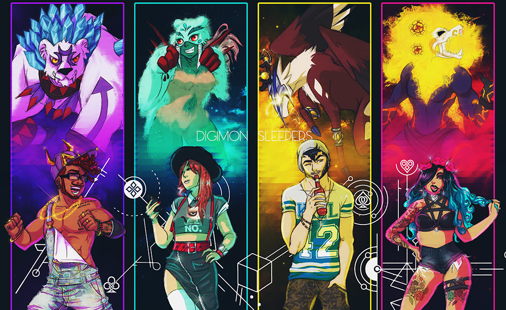 ArtStation - Digimon Sleepers