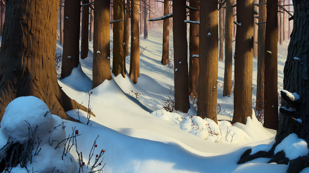ArtStation - The Gruffalo's Child - Matte Painting