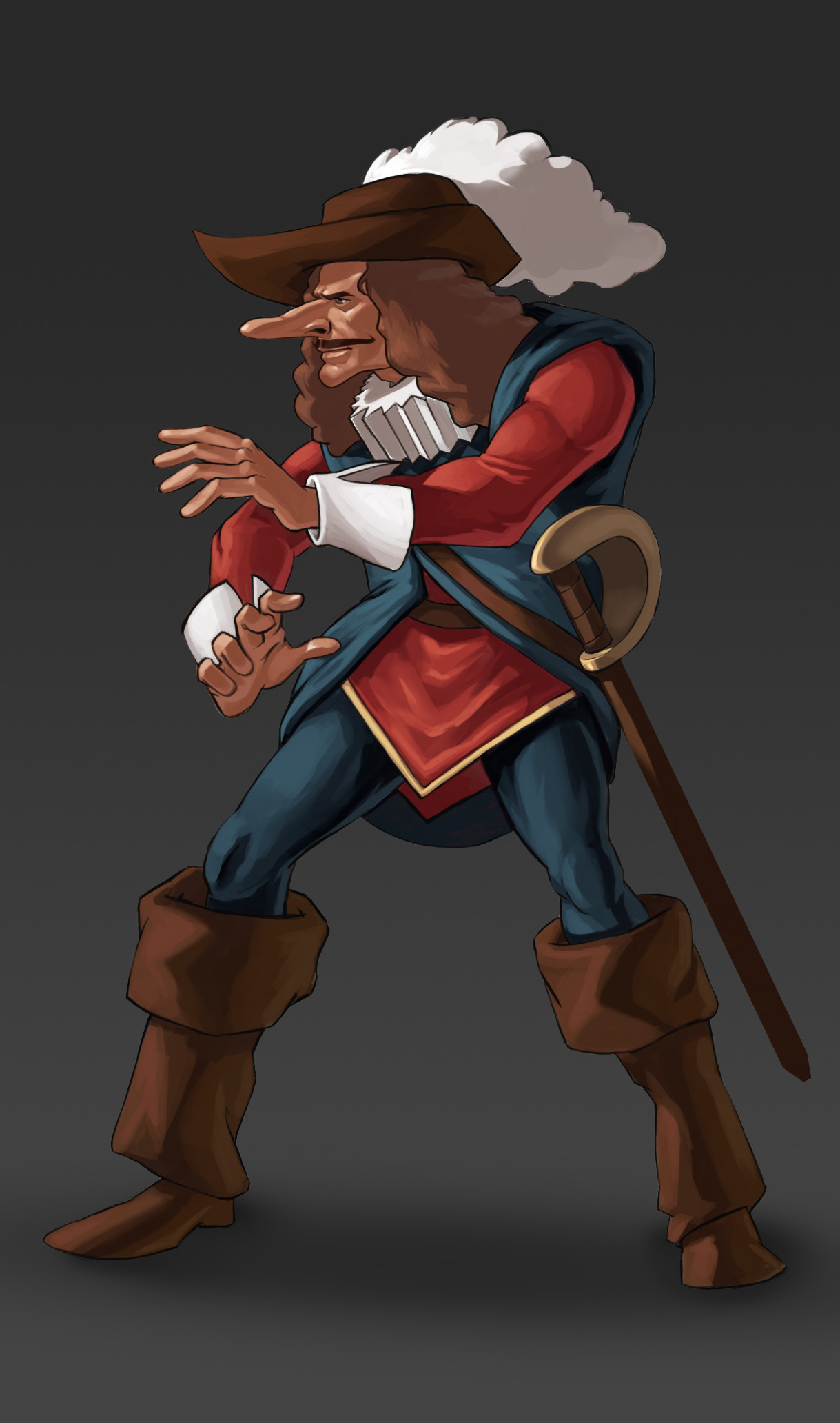 ArtStation - Cyrano de Bergerac X King of Fighter