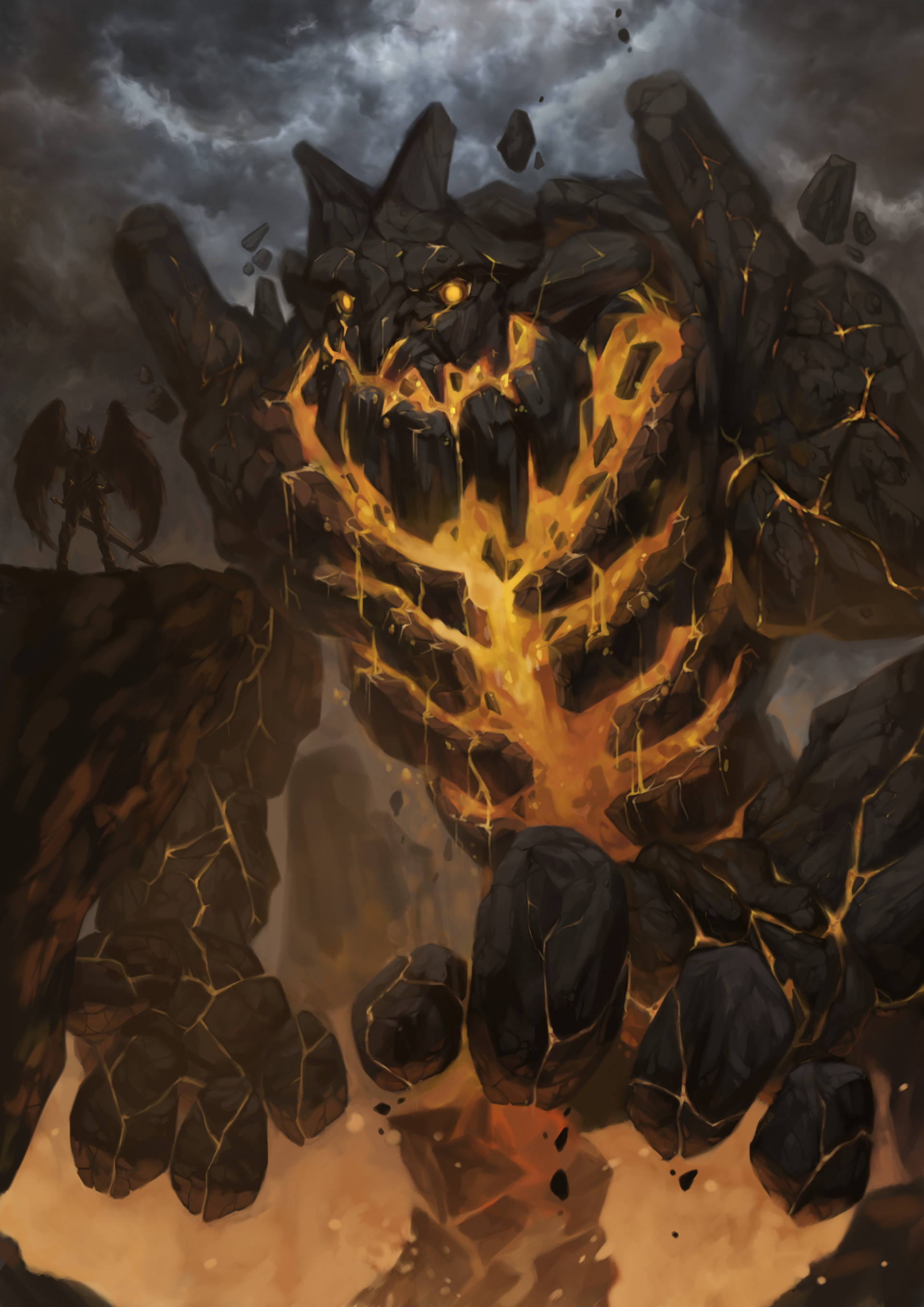 ArtStation - Lava golem