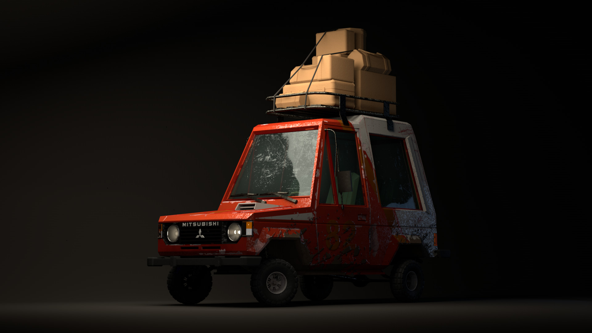 ArtStation - Mitsubishi Shogun