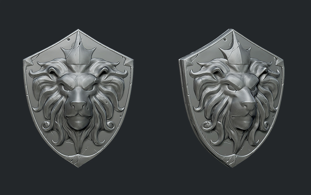 ArtStation - Lion Shield
